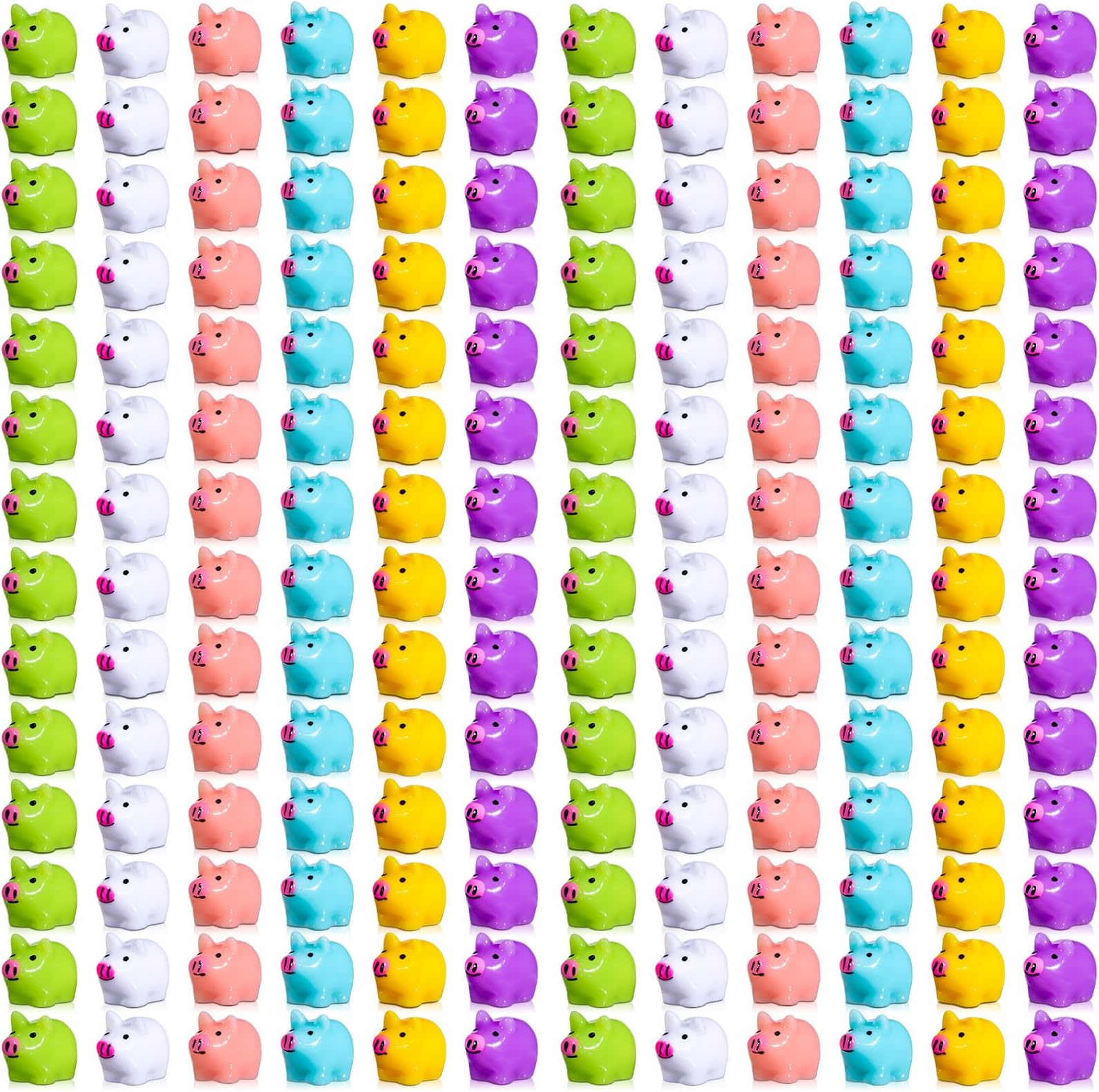 Amazon.com: NIBERDA Resin Mini Frogs 200 Pack Figurines, Green Little ...