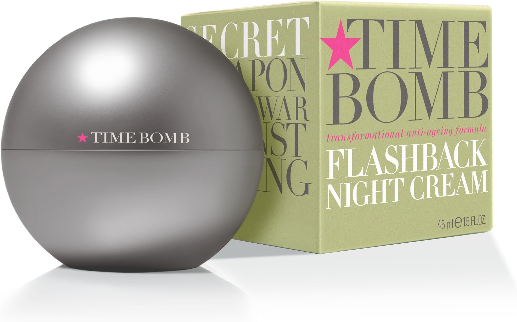 Amazon.com: Time Bomb FLASHBACK Night Cream - 1.5 FL. OZ. : Beauty ...