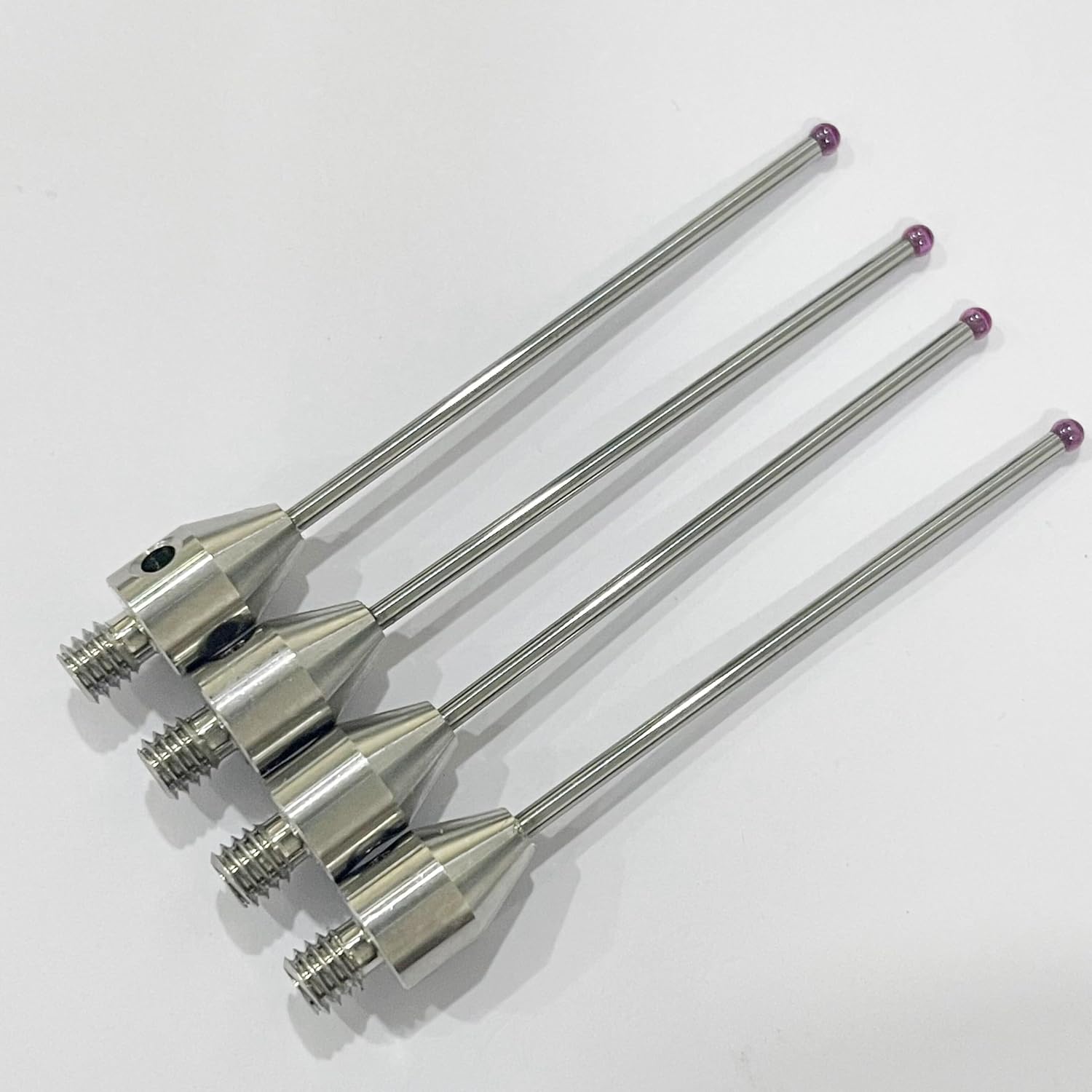 4PCS CMM Touch Probe Stylus M4 Thread 2mm Diameter Ruby Ball Tip 50mm ...