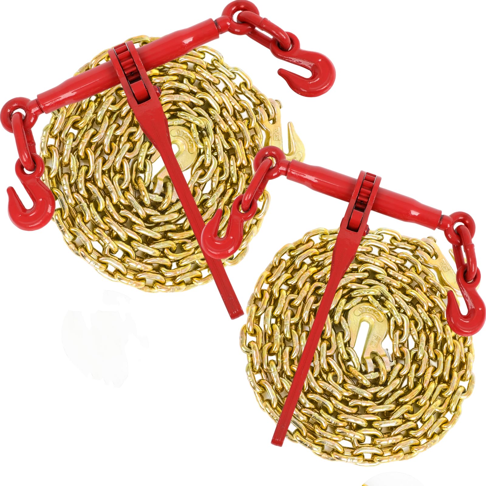 Amazon.com: FAHKNS 5/16" to 3/8" Ratchet Chain Binder with 4900 lbs ...