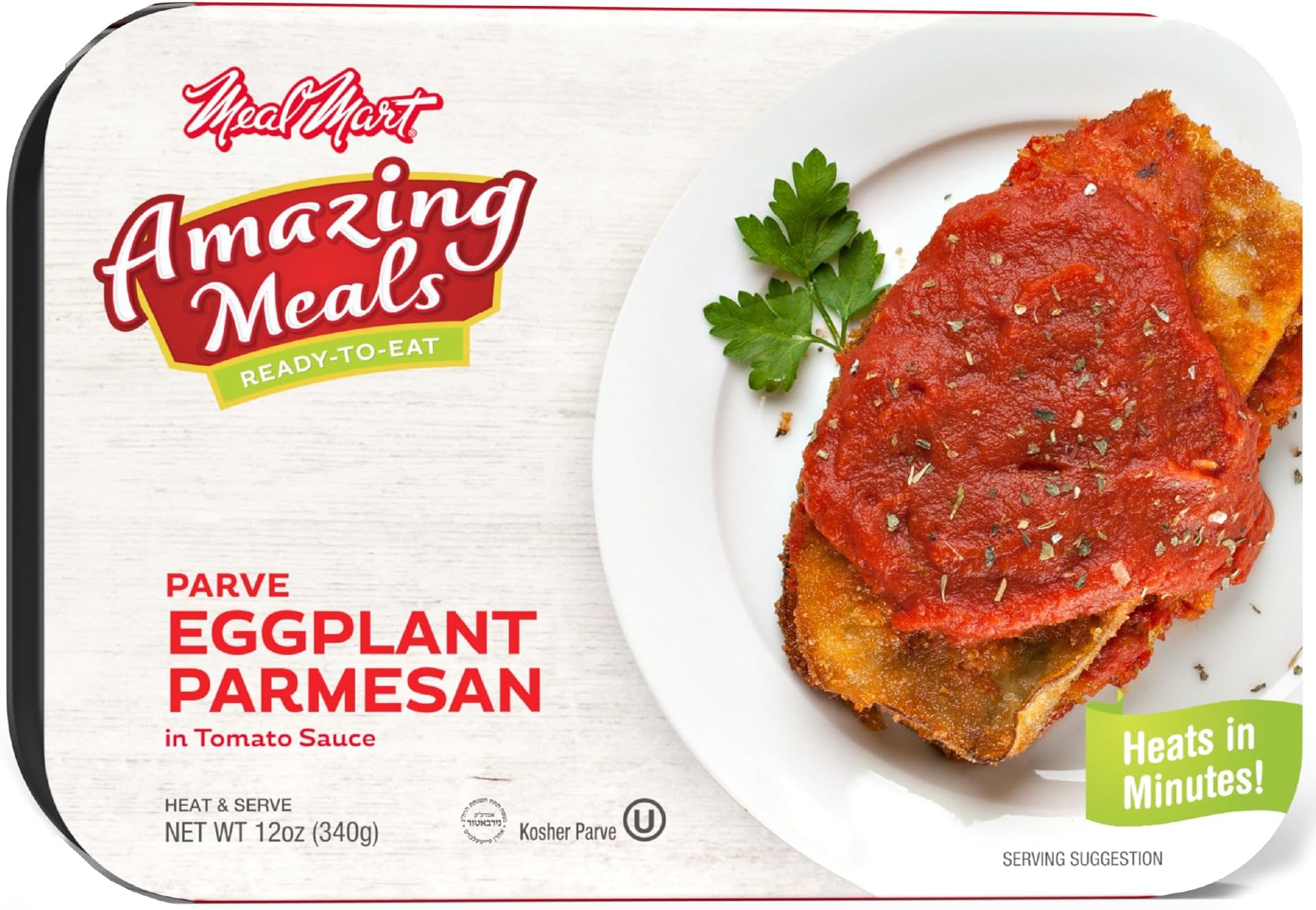 Amazon.com: Kosher Parve Ready Meals - Eggplant Parmesan, MRE Meals ...