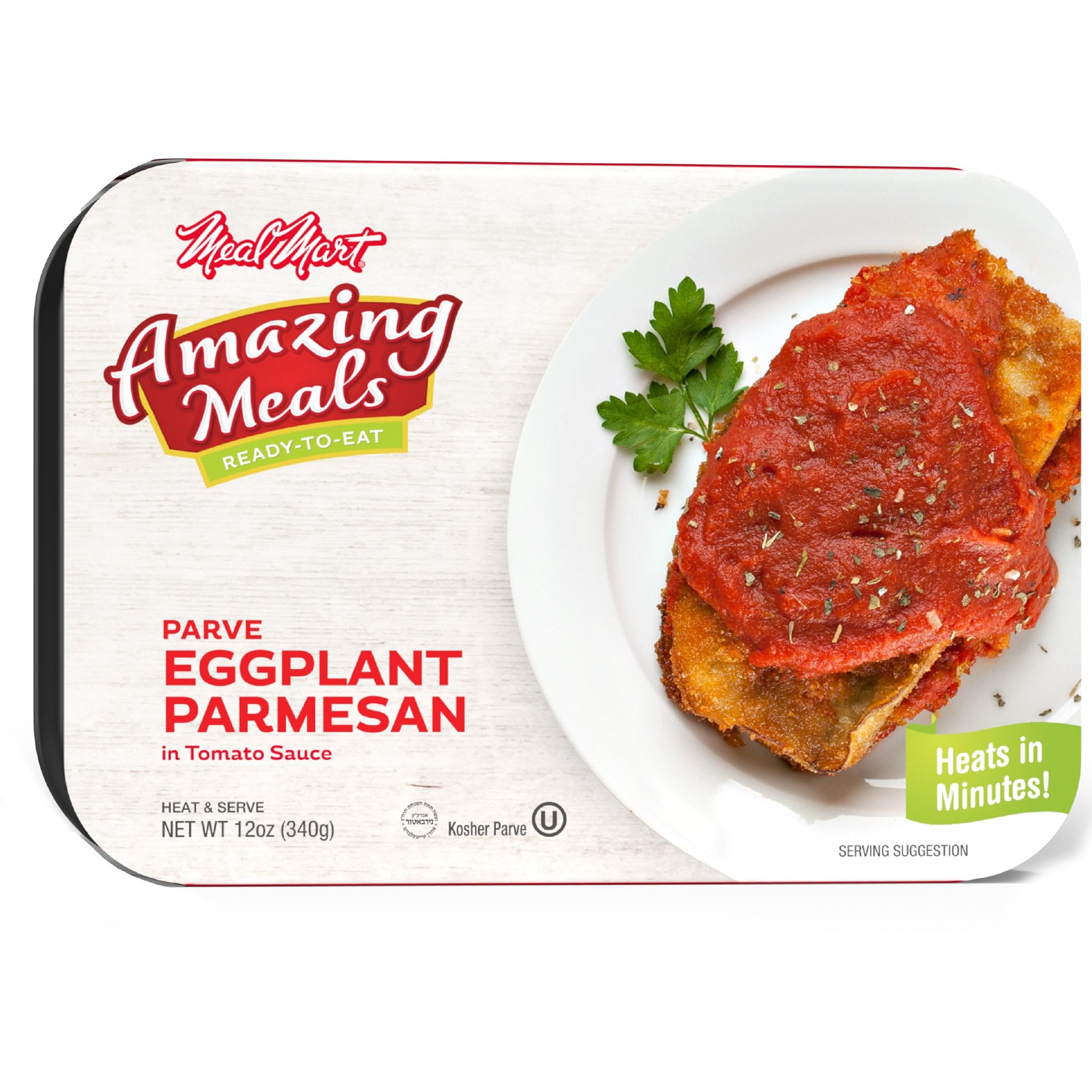 Amazon.com: Kosher Parve Ready Meals - Eggplant Parmesan, MRE Meals ...