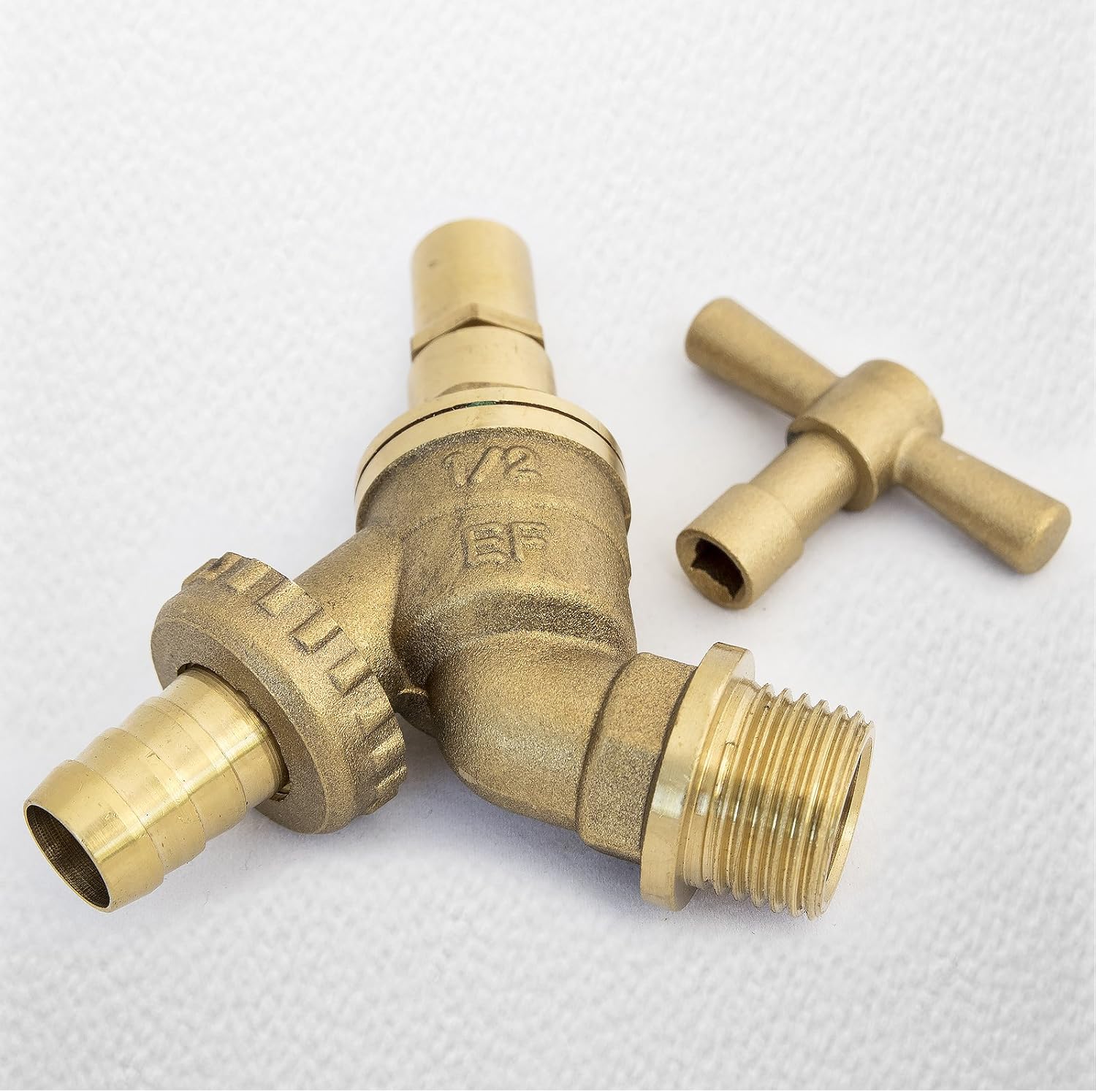 Lockshield 1/2" Hose Union Bib Tap Outside Garden Tap secure against ...