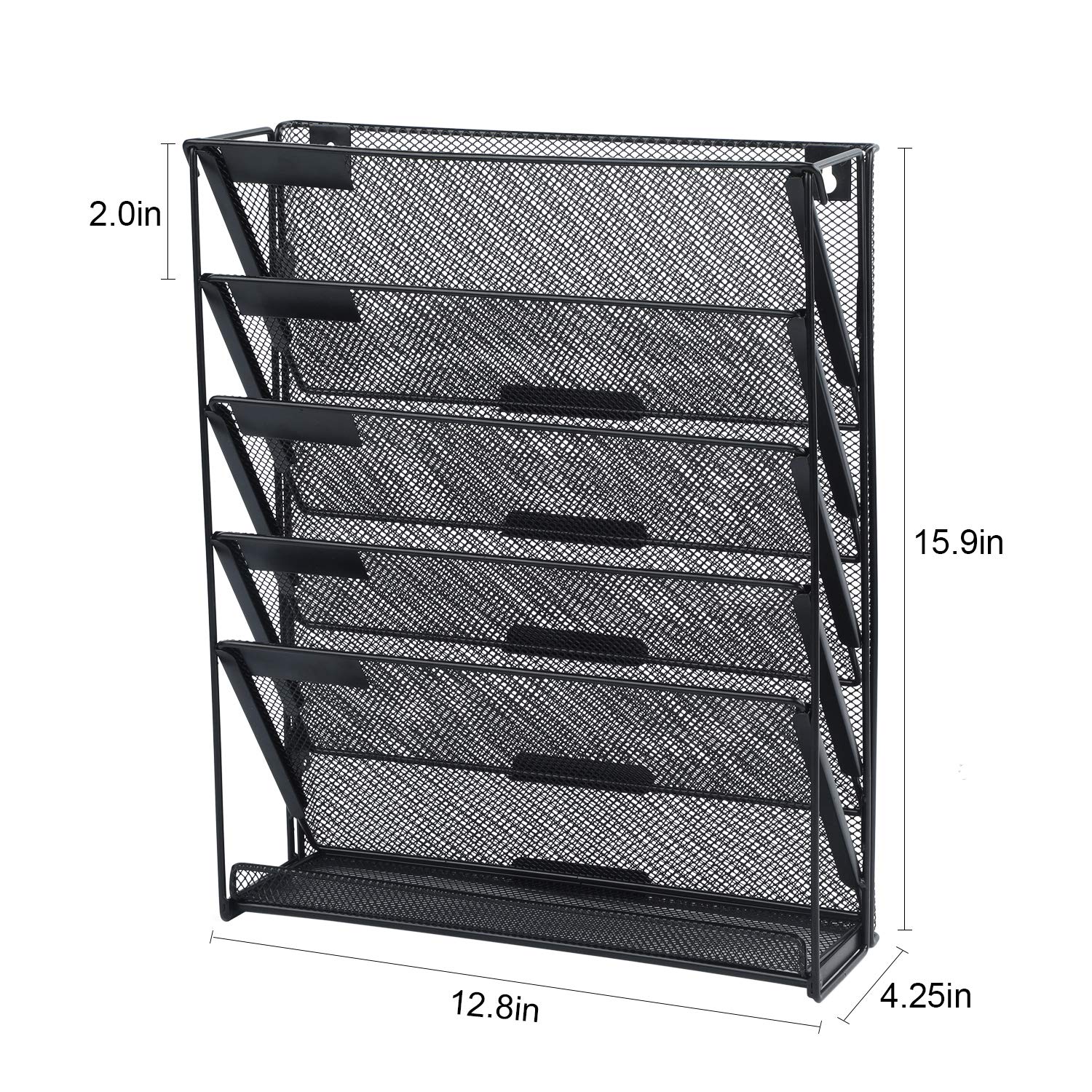 Snapklik.com : Samstar Wall File Holder, 6-Tier Hanging Wall File ...