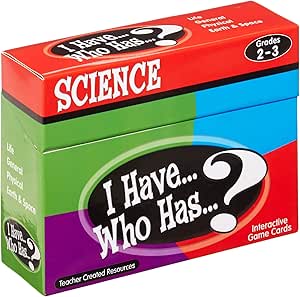 Amazon.com: Teacher Created Resources I Have Who Has Science Card (7856 ...