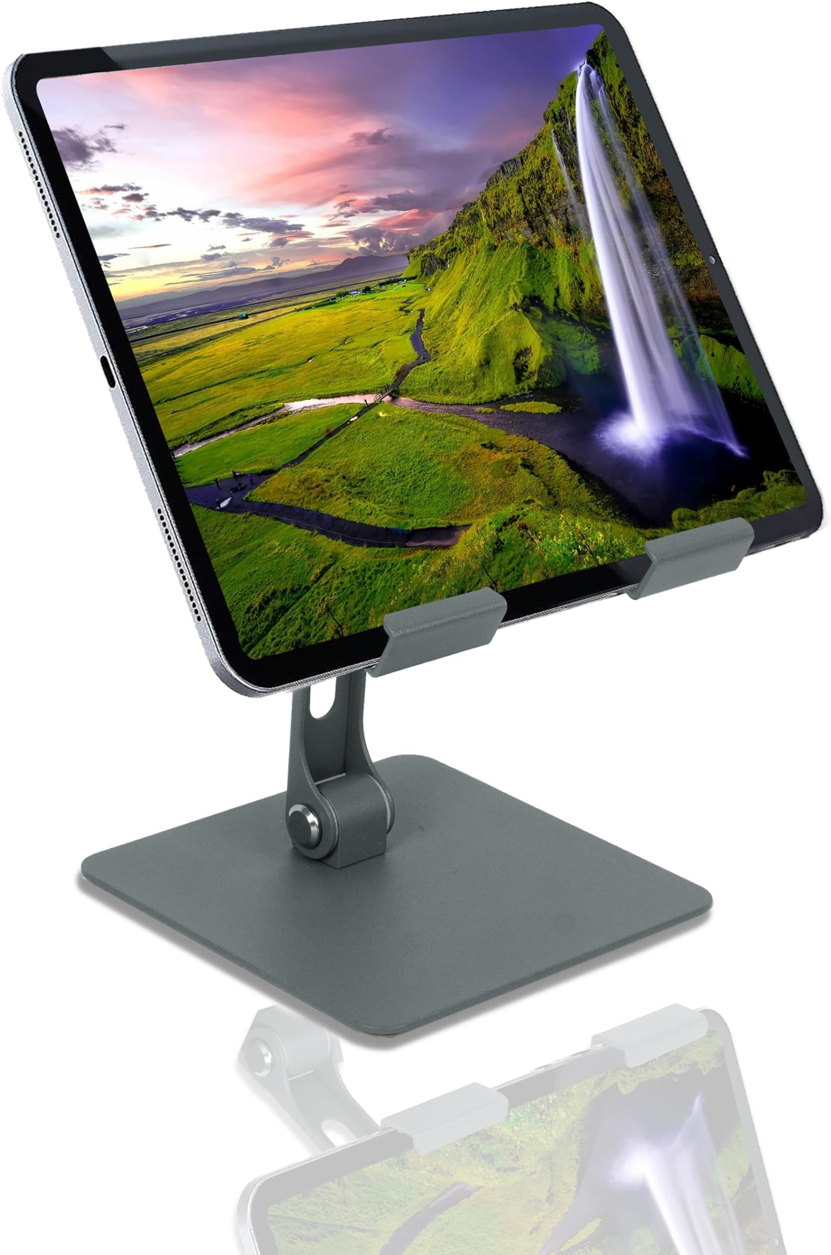 Storite Metal Foldable and Portable Laptop & Tablet Stand Holder, Anti ...