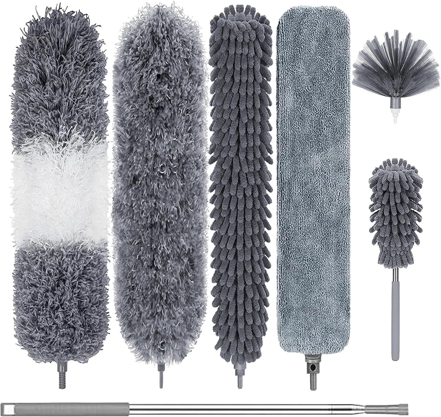Amazon.com: Dusters for Cleaning, 7Pcs Microfiber Duster with Extension ...