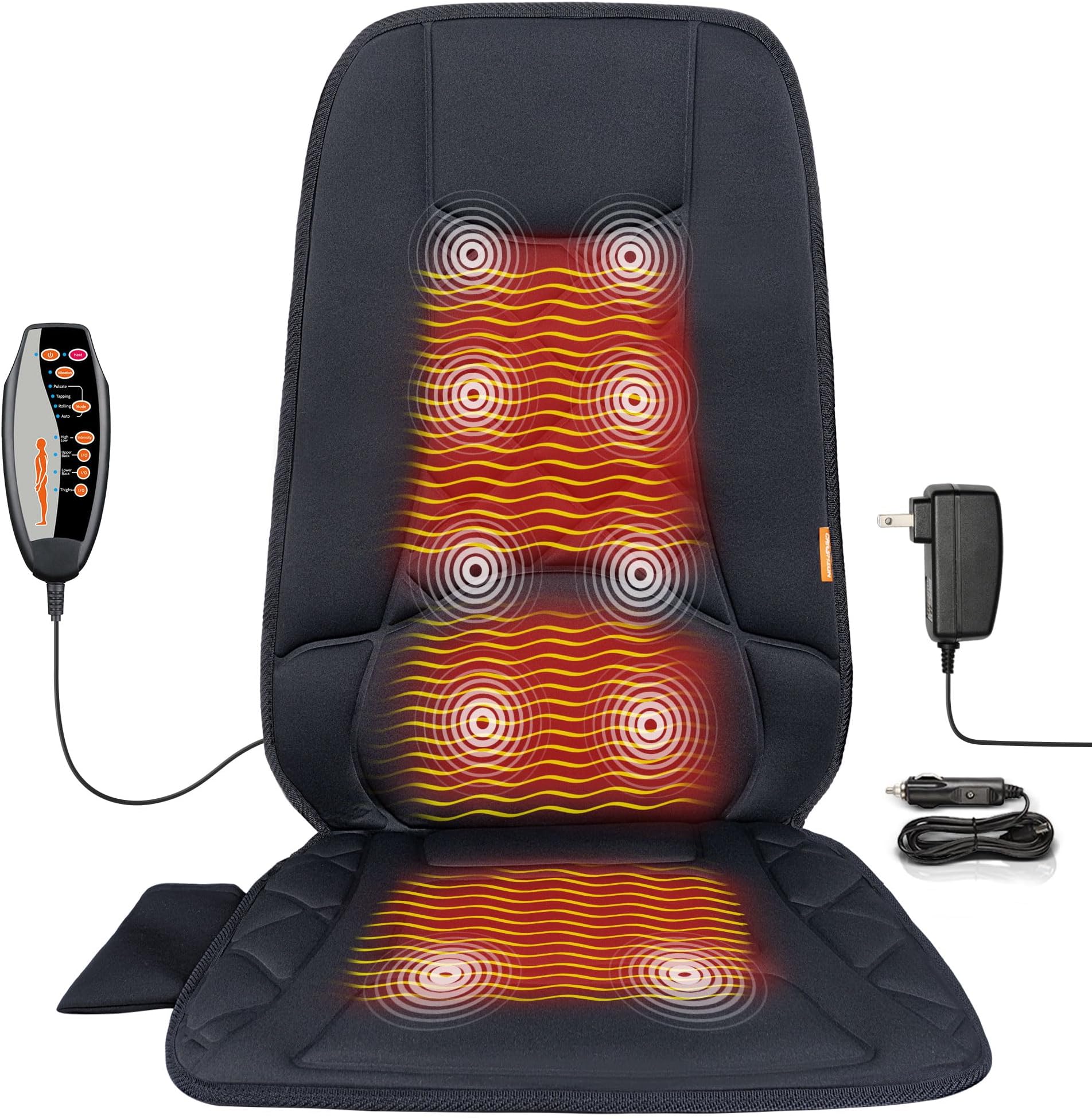 Amazon.com: AOVOJRM Seat Massager,Vibrating Back Massager for Chair ...