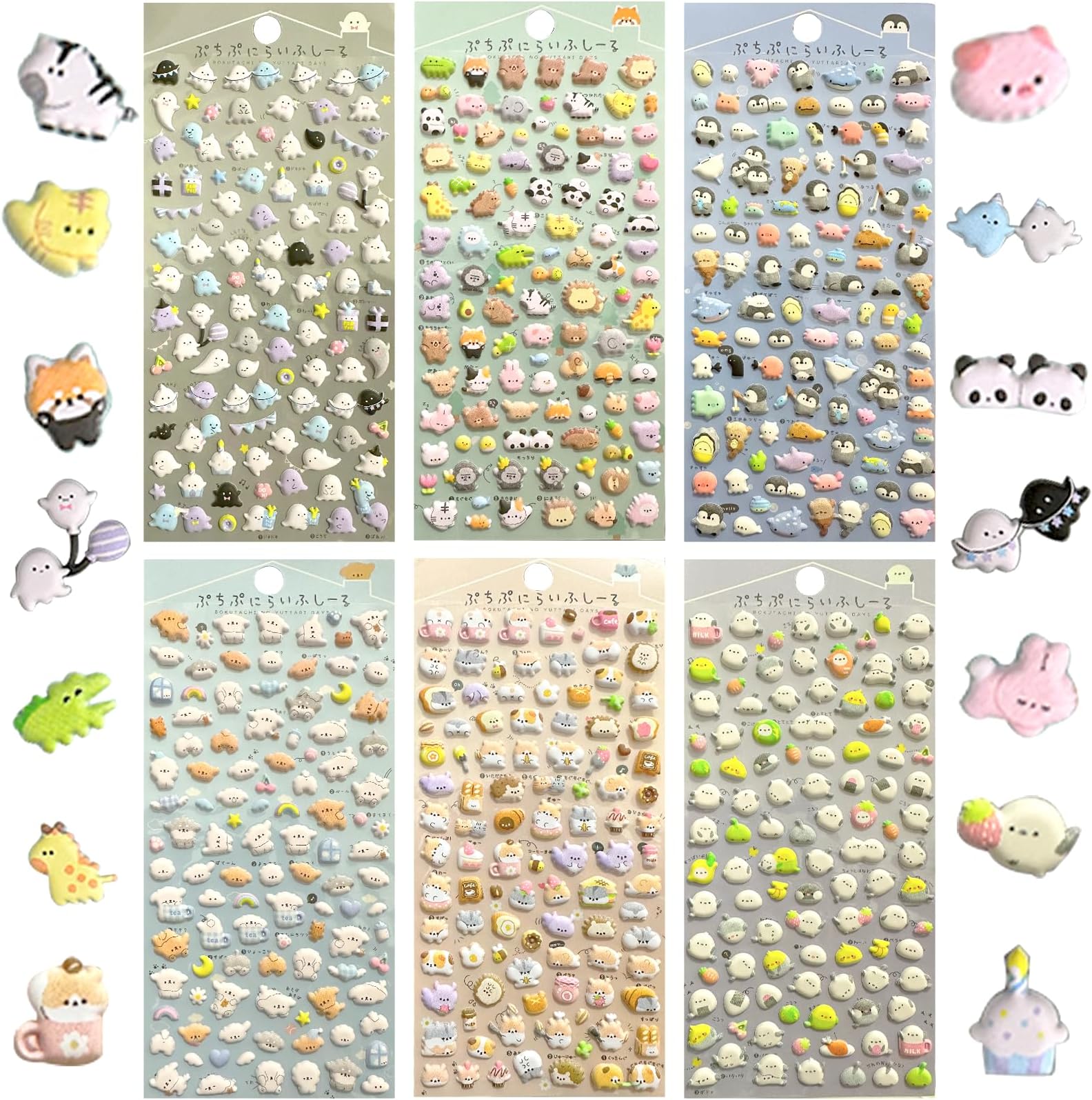 Amazon.com: 600＋Cute Mini Puffy Stickers, Suitable for Children and ...
