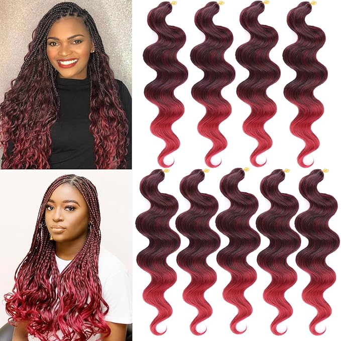 Amazon.com : Unionbeauty Pre-Feathered Brading Hair 14 Inch 9 Packs ...