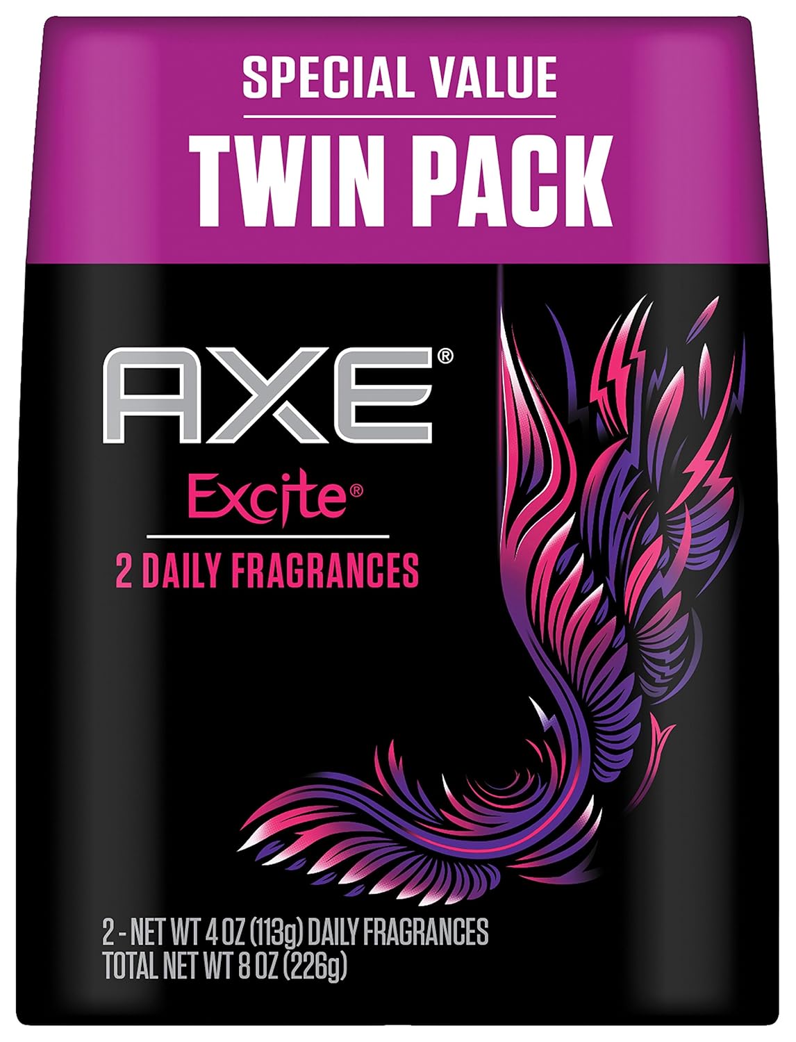 Amazon.com : Axe Bodyspray, Excite 4 oz, Twin Pack : Beauty & Personal Care