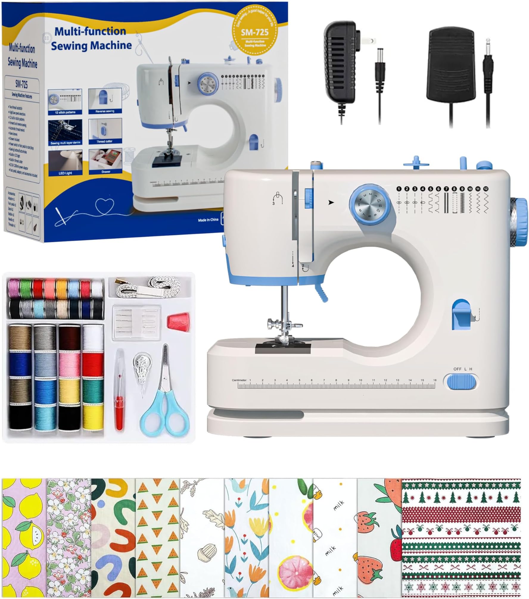 Amazon.com: Eatbuy Sewing machine,sewing machine for beginners,Double ...