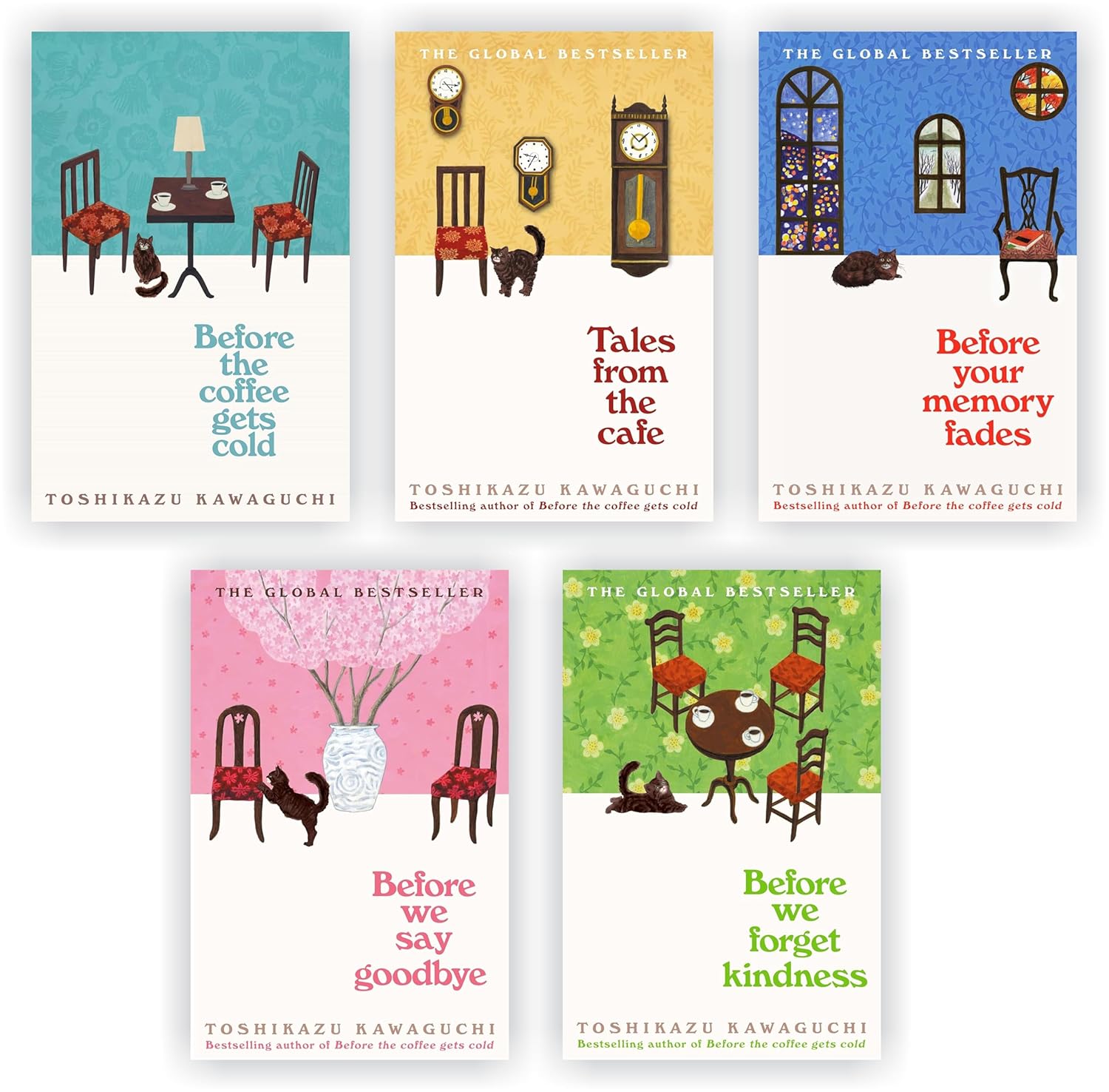 Before the Coffee Gets Cold Series 5 Books Collection Set by Toshikazu ...