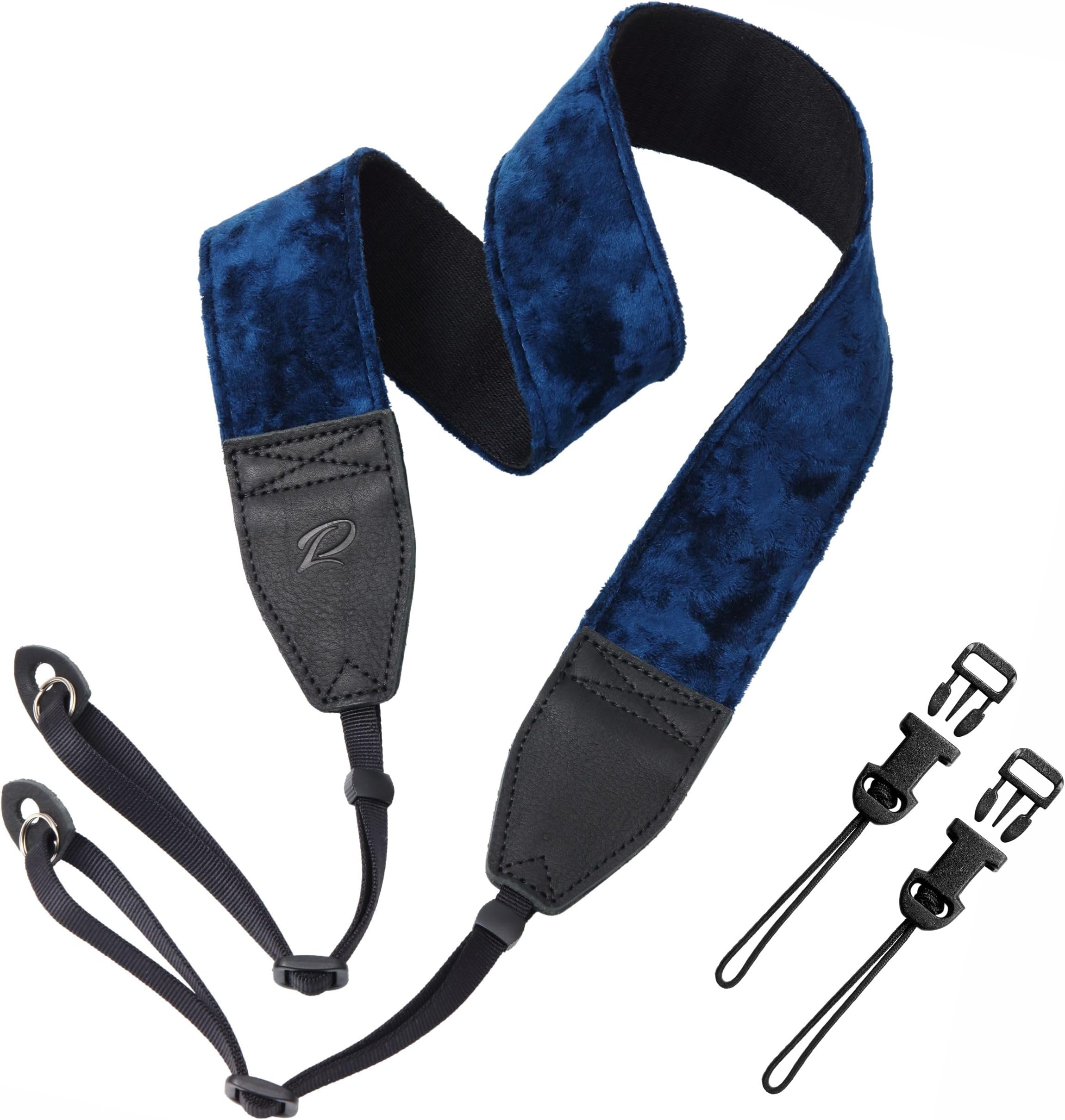 Amazon.com: Padwa Lifestyle Velvet Camera Strap - 2" Wide Full Grain ...