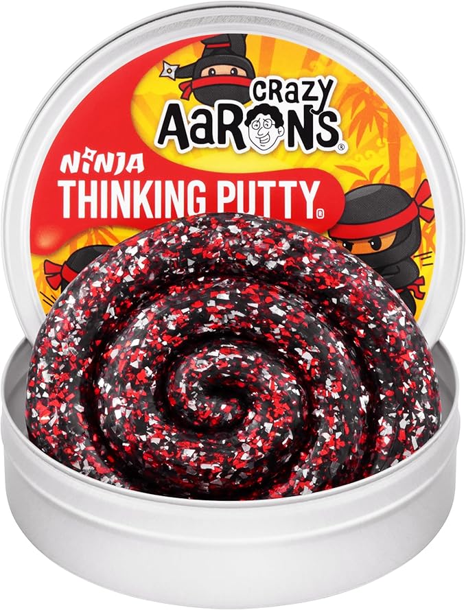Amazon.com: Crazy Aaron's Thinking Putty® - Ninja - Multi-Color Sensory ...