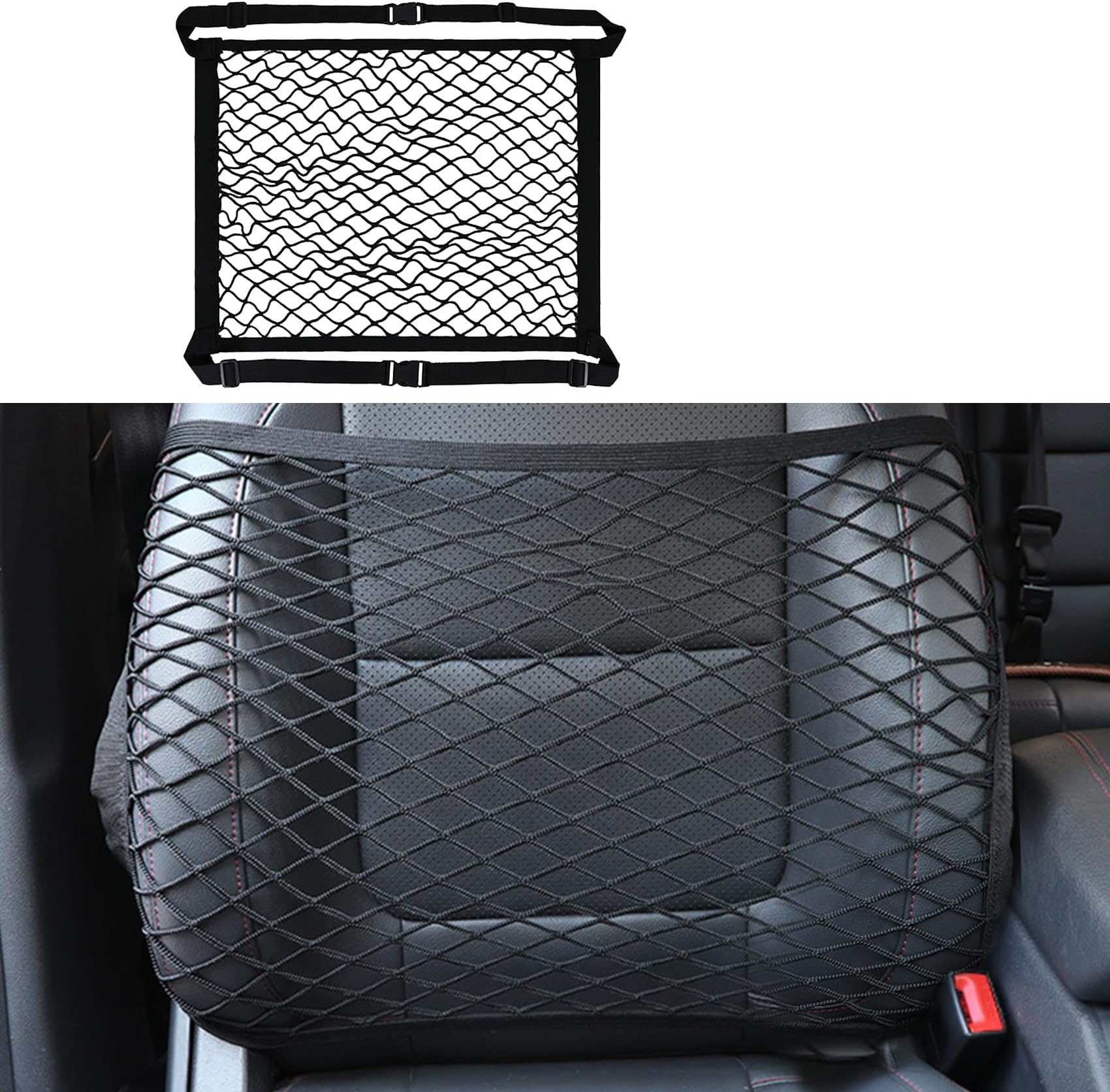 Amazon.com: Middrivr Car Organizer Front Seat, Car Net Pocket ...