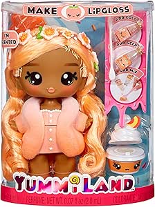 Amazon.com: Yummiland Large Doll + Lipgloss Pet- Piper Peach, Age 4 ...
