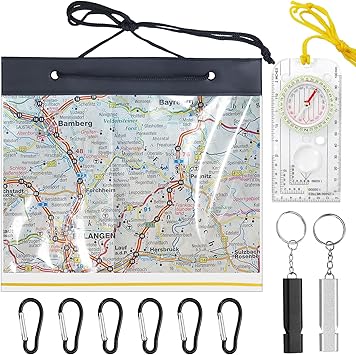 Map Case Waterproof, Map Holder, Transparent Map Cover Waterproof for ...
