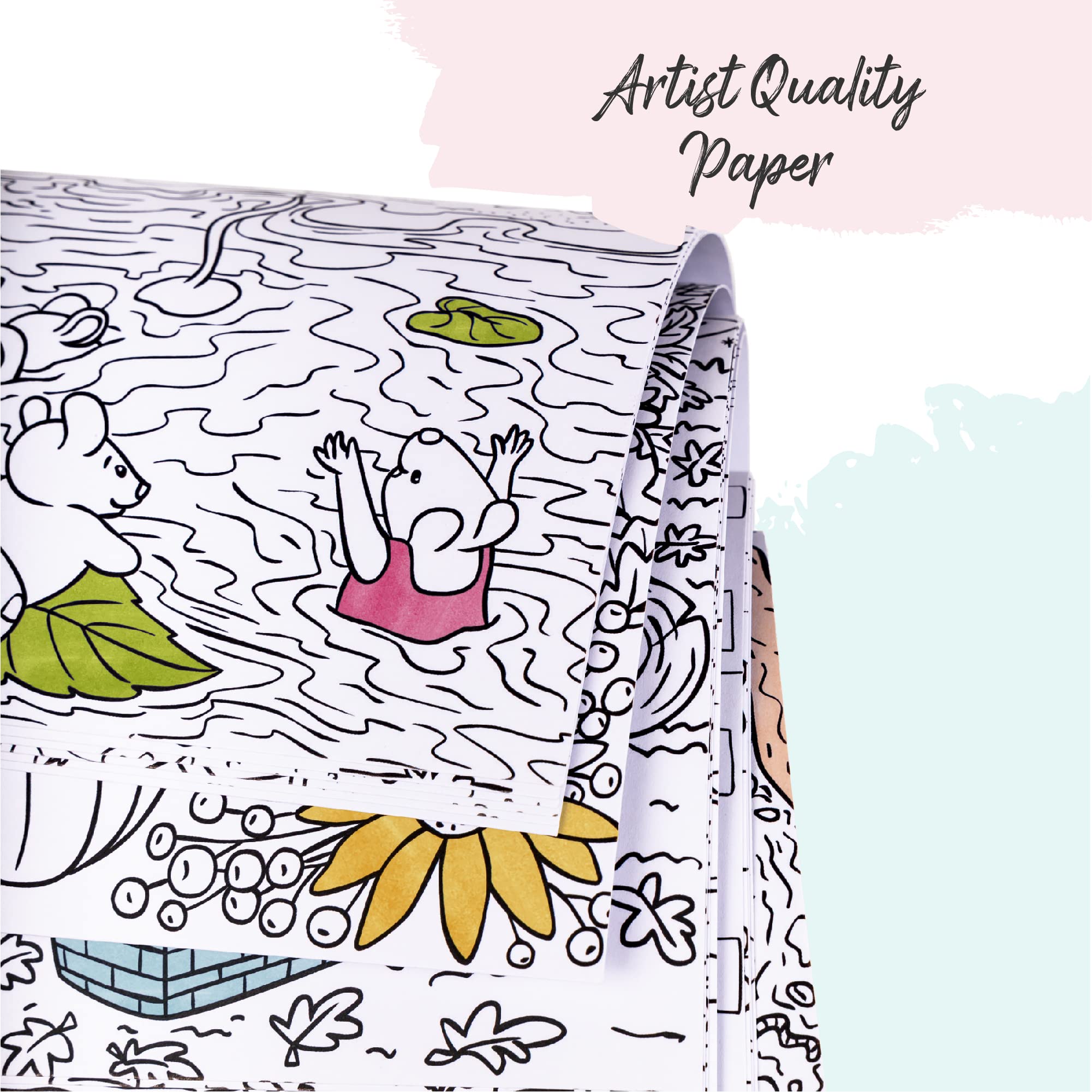 Snapklik.com : Adult Coloring Books By Colorya - A4 Size - Wonderful ...