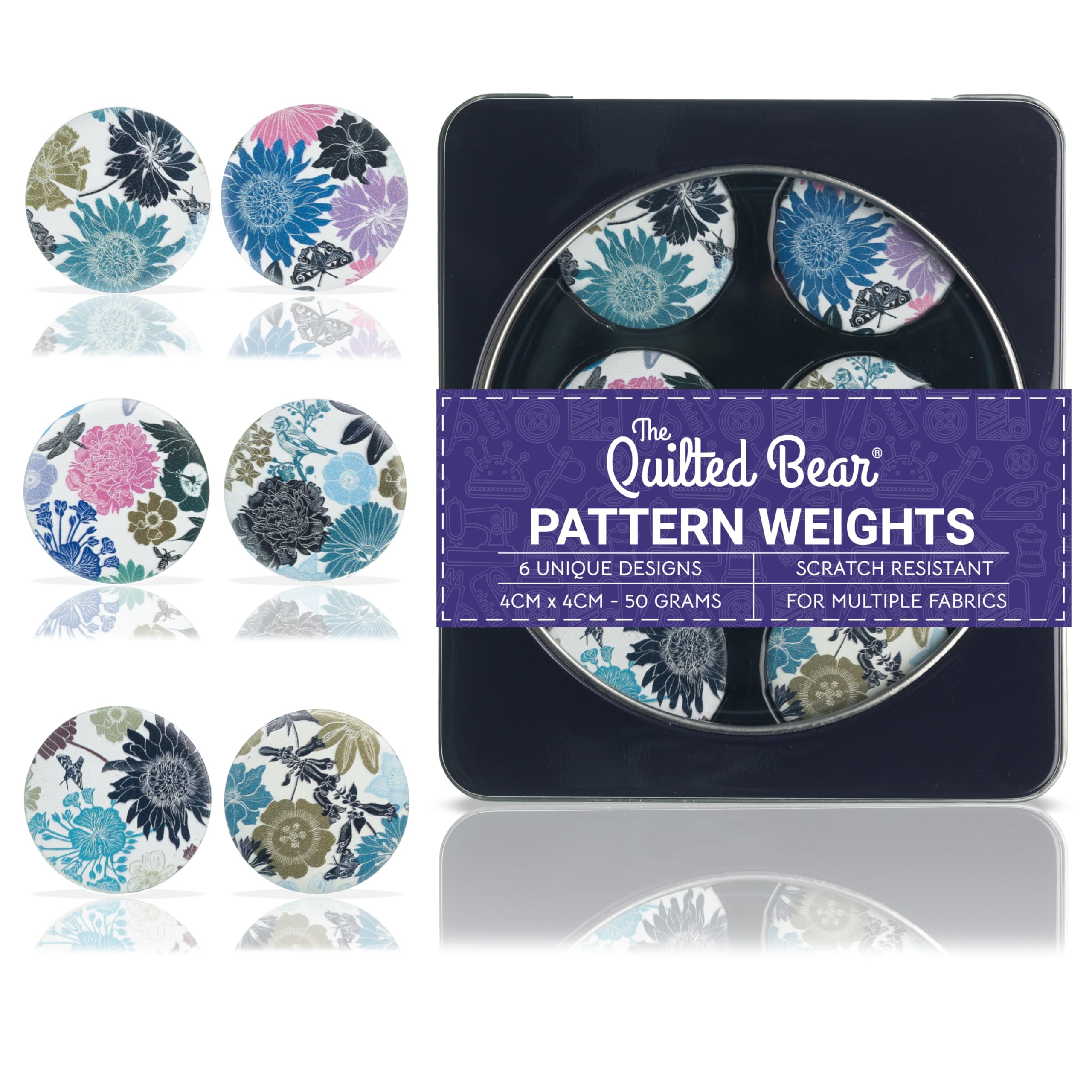 Amazon.com: The Quilted Bear Pattern Weights Set of 6x40mm - Scratch ...