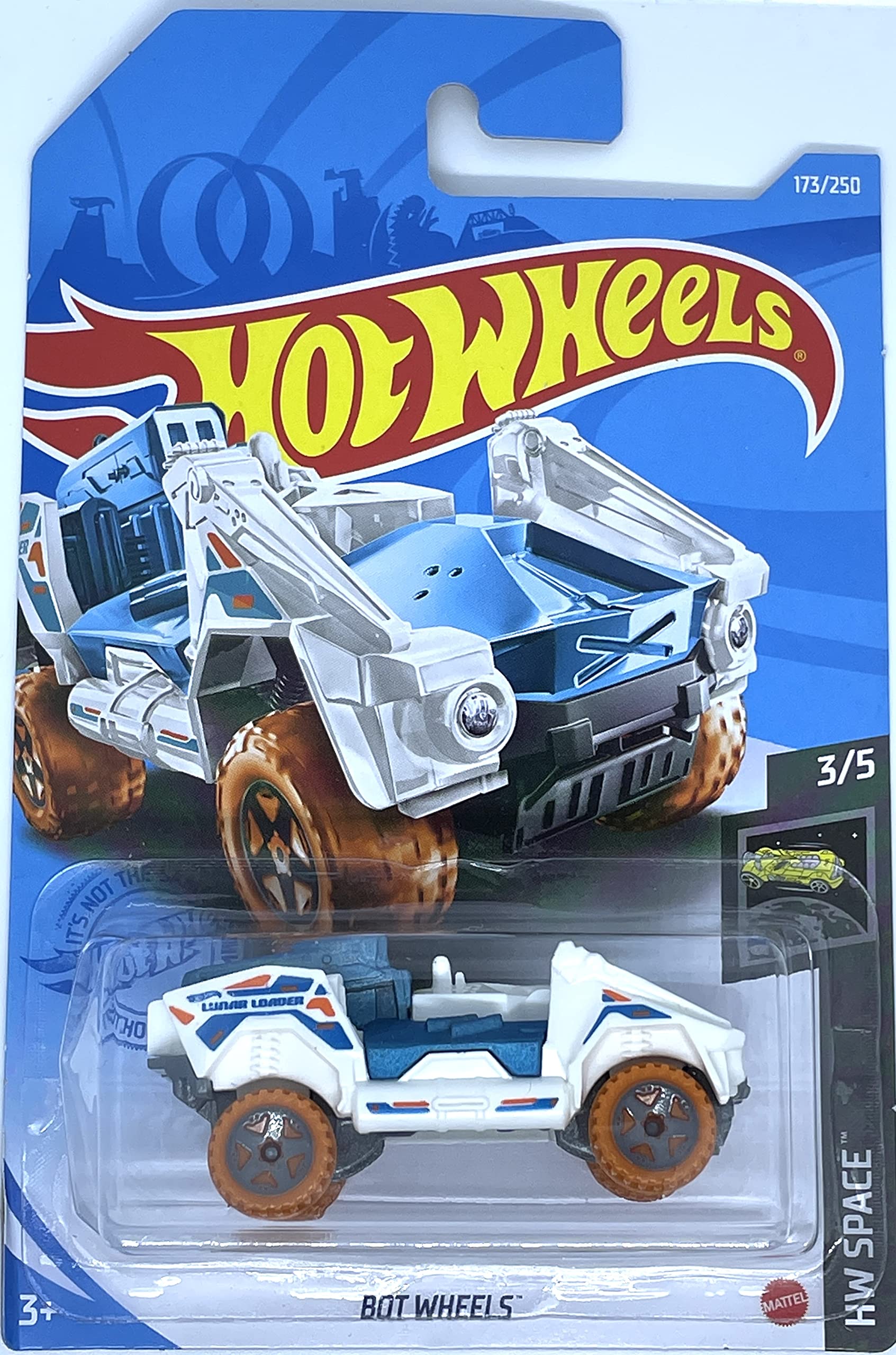 Amazon.com: Hot Wheels 2021 - Bot Wheels - HW Space [White] 3/5-173/250 ...
