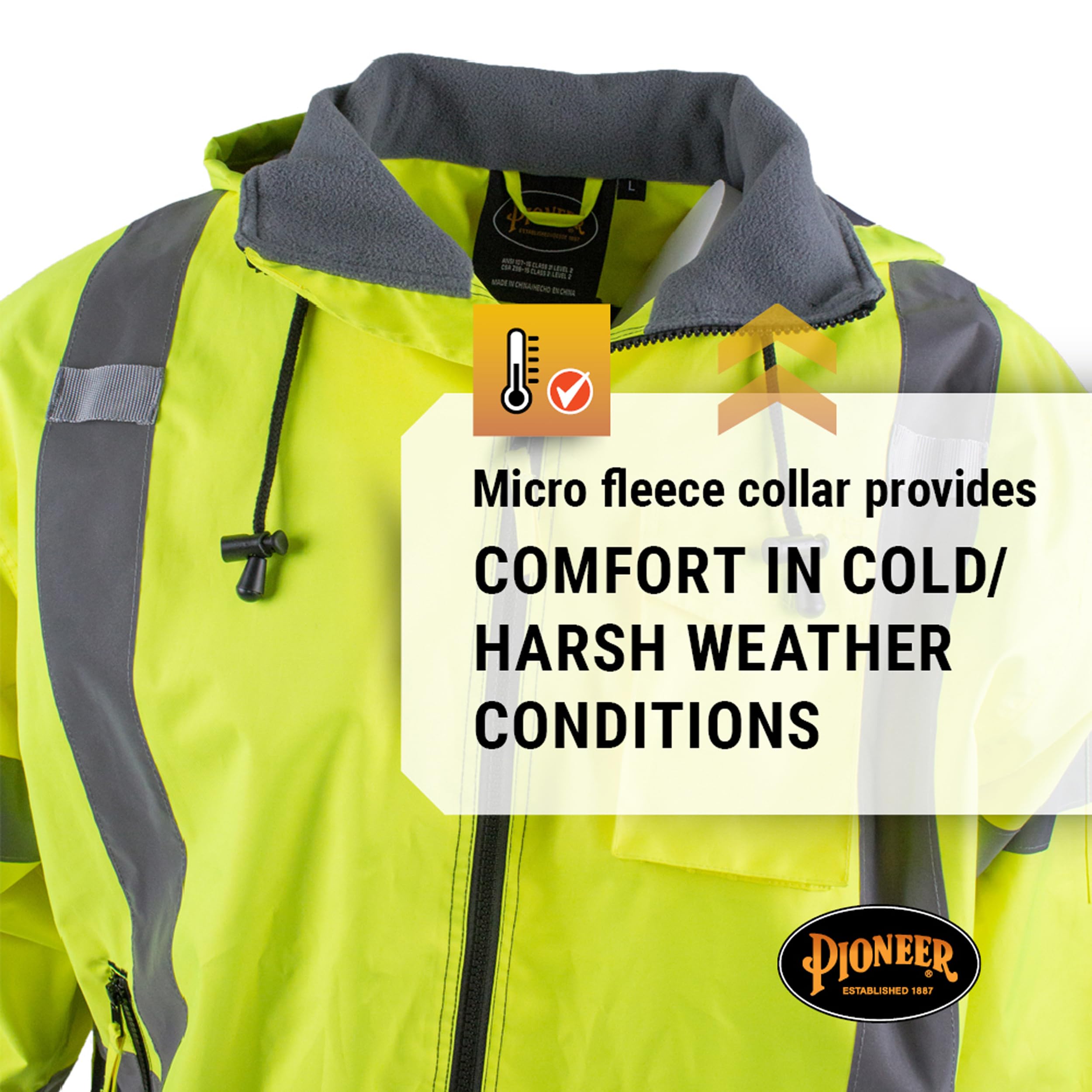 Snapklik.com : High Vis Safety Bomber Jacket For MenWaterproof ...