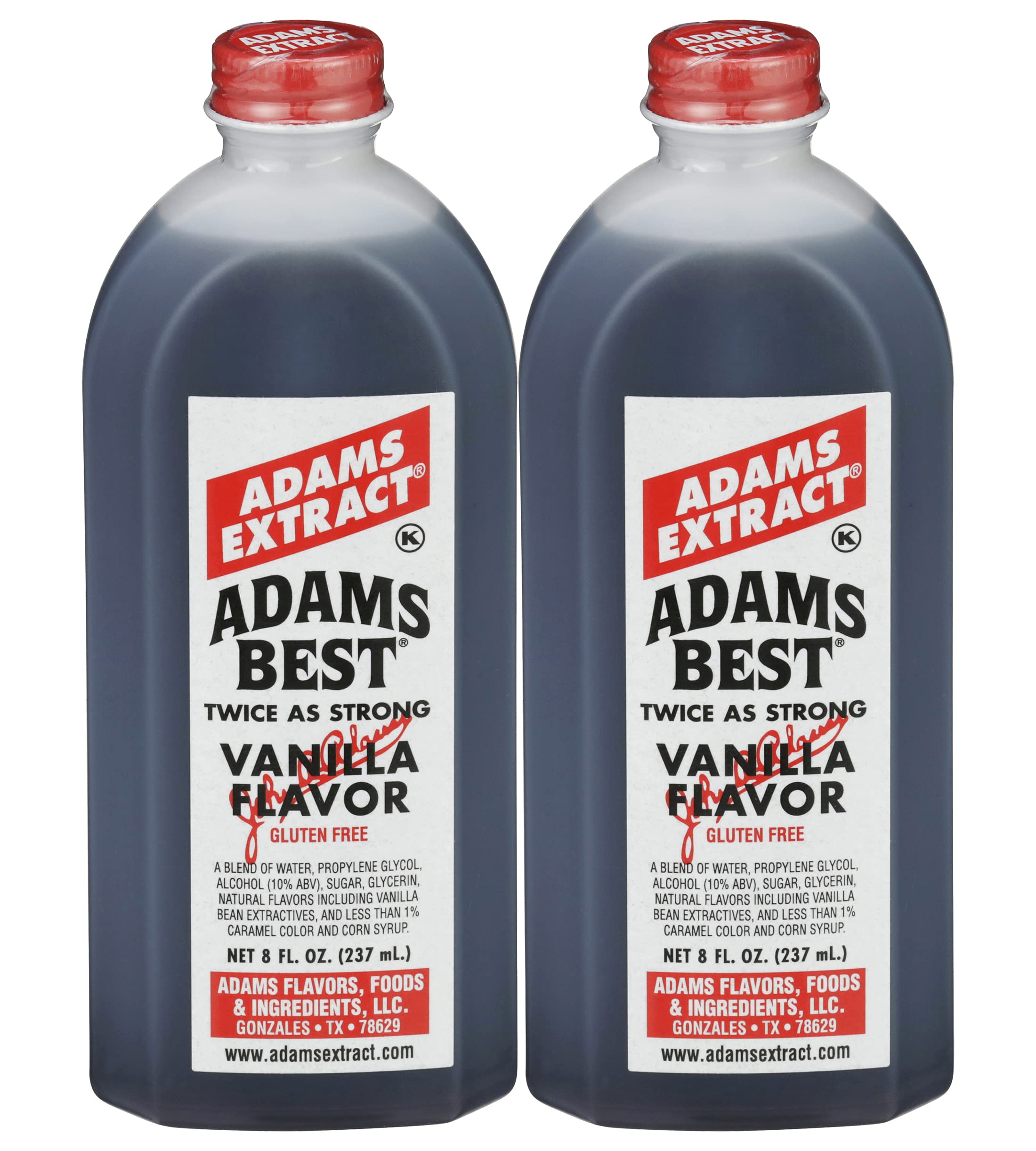 Amazon.com: Adams Best Extract (Vanilla, 8 Ounce (Pack of 2)) : Grocery ...
