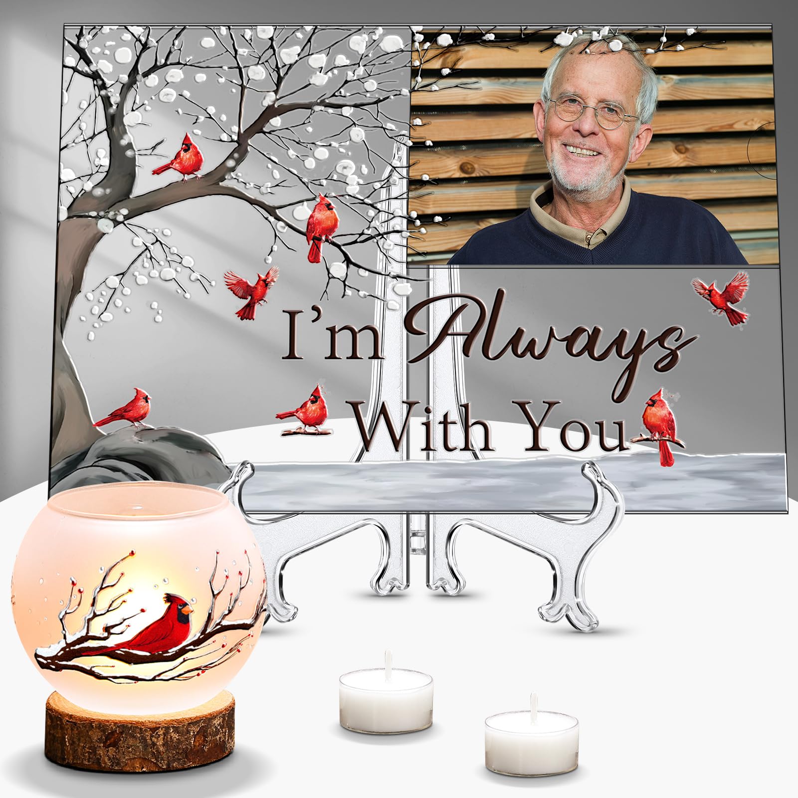Amazon.com: Yousoontic 6 Pcs Red Cardinal Memorial Bereavement Gifts ...