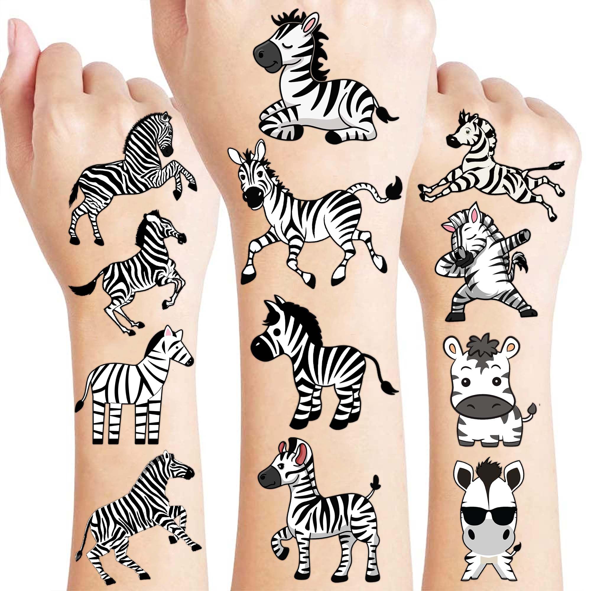 Zebra Portrait Tattoos 60+ Clip Art Of Zebra Tattoo Designs Stock