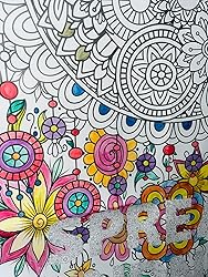 Amazon.com: Giant Coloring Poster for Adults and Kids - Wall Coloring ...