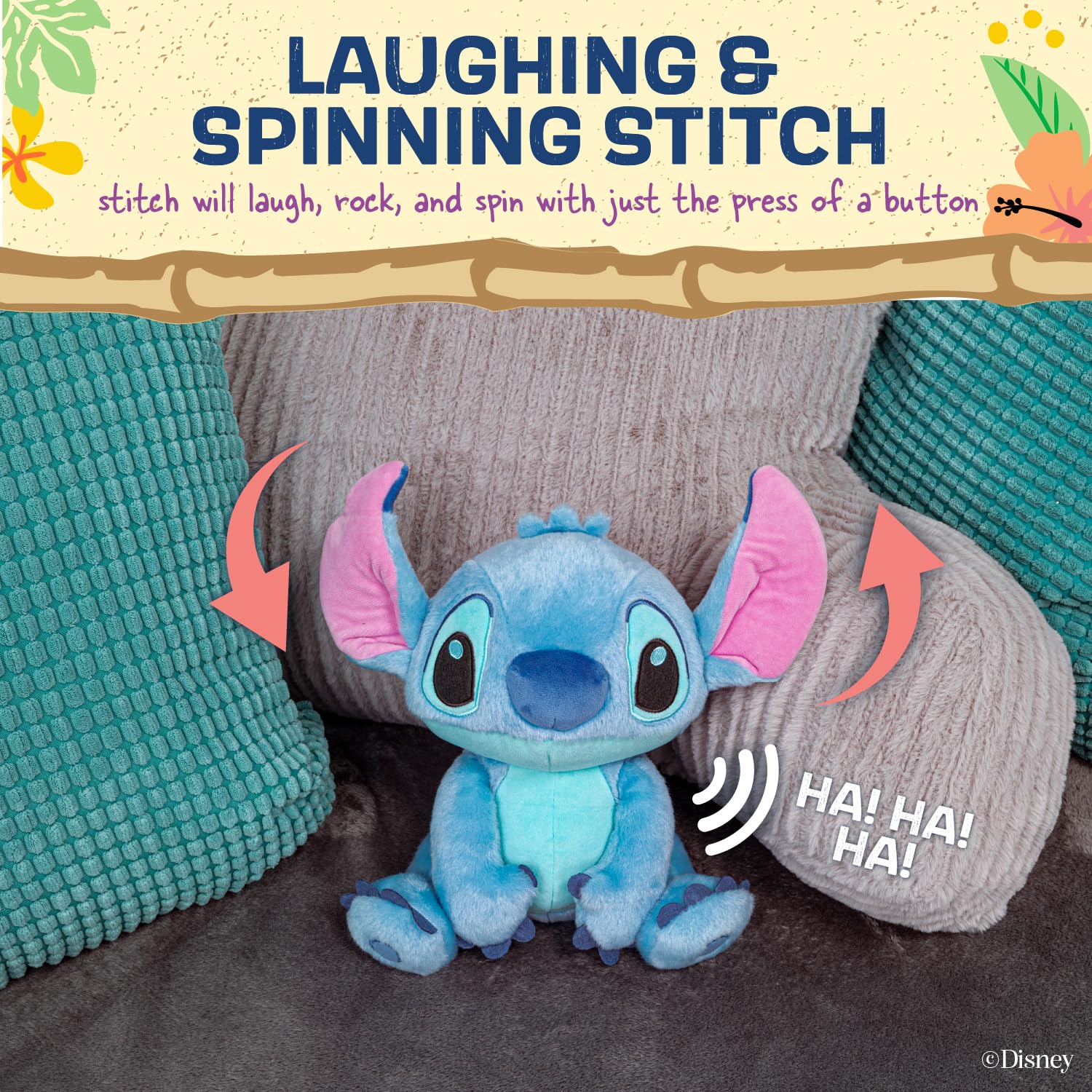 Disney Laughing Stitch Rae Dunn Disney Laughing Tongue Out STITCH