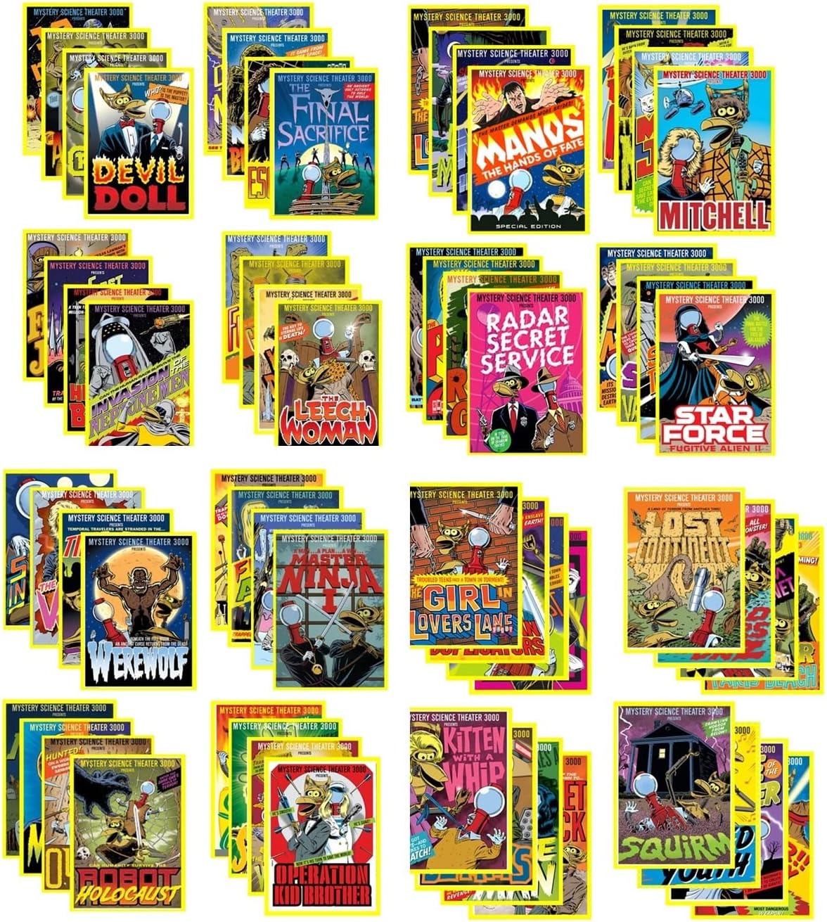Amazon.com: Mistie 3000 Box Art Stickers:Series 1 Thru 4 - Set of 64 ...