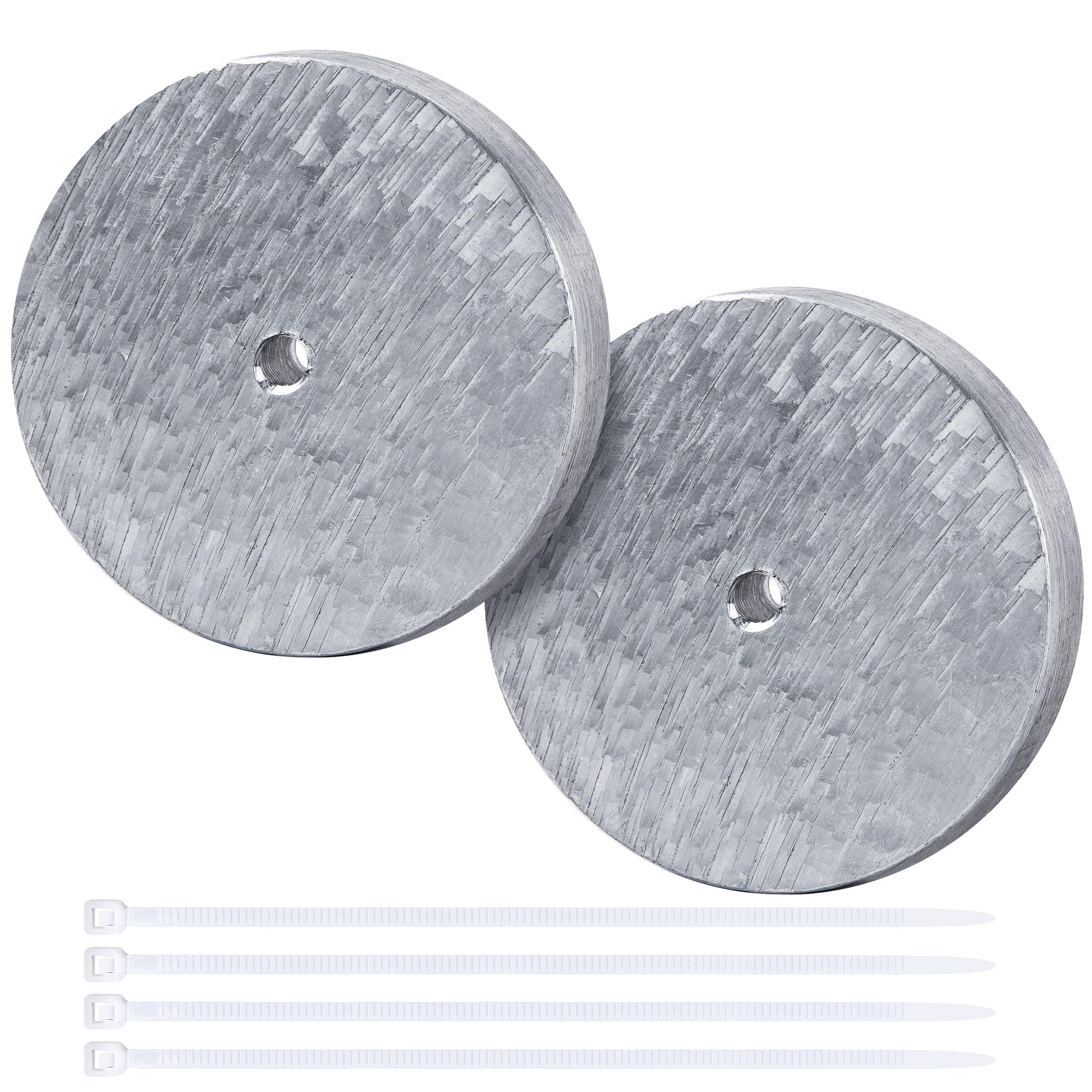 Amazon.com : 2 Pack Zinc Anode Plate- Zinc Anode Weight- Anti ...