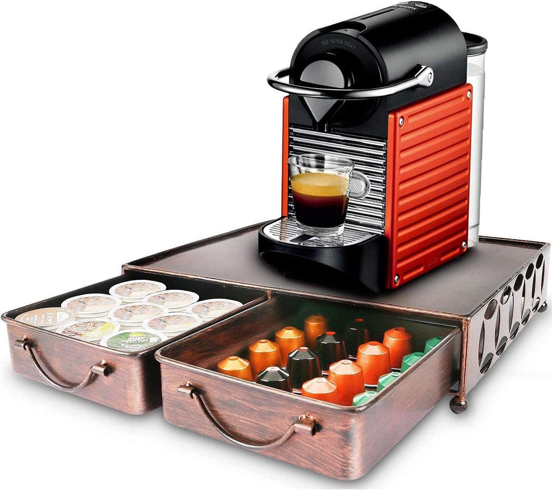 Amazon.com: Homevative Coffee Stand for Vertuo w/ Sliding Capsule ...