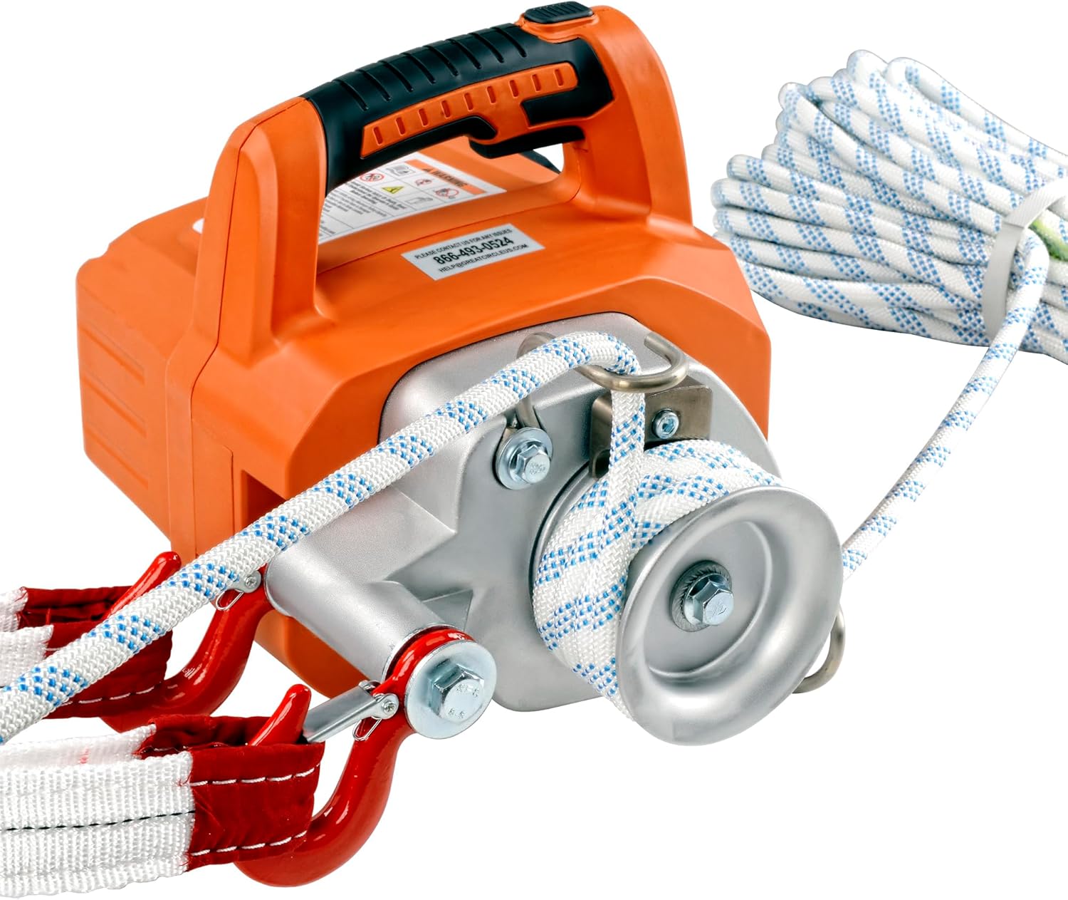 SuperHandy Electric Portable Winch Capstan Hoist Brushless Motor Li-Ion ...