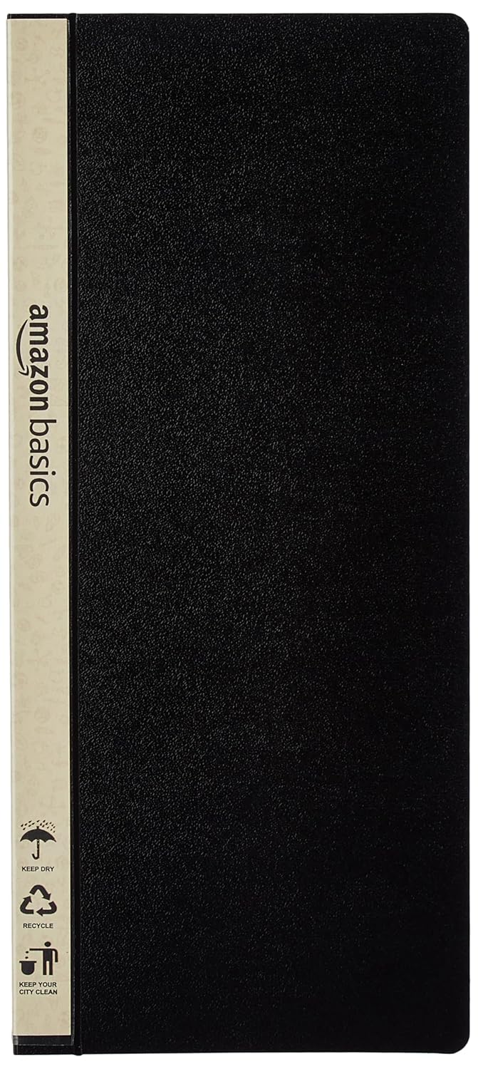 Amazon Basics PVC Card Holder, 240 Pockets for 480 Cards Business ...