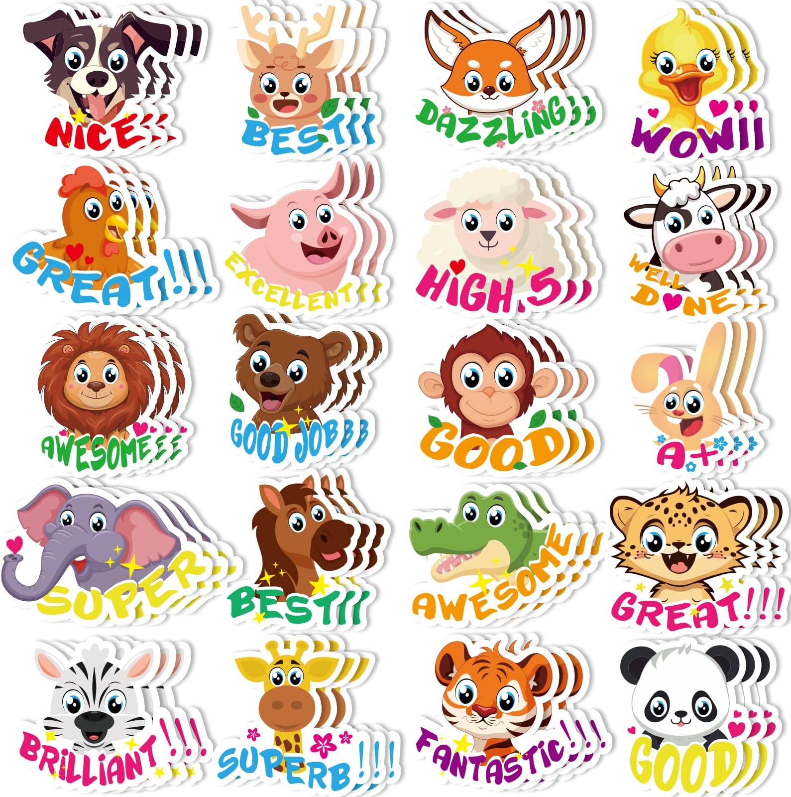 Amazon.com : Active Kids MyPlate Stickers | 200 Incentives and Rewards ...