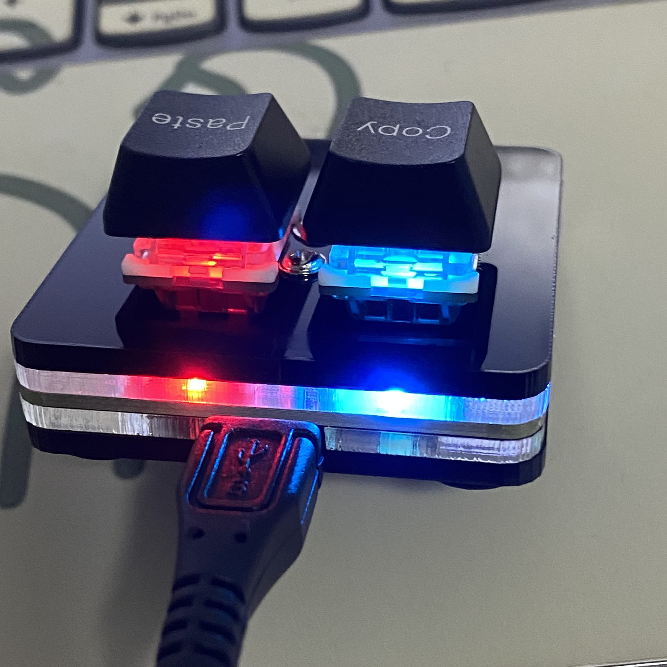 Snapklik.com : Copy And Paste 2-Key Keyboard SAYO OSU Keypad Hotswap ...