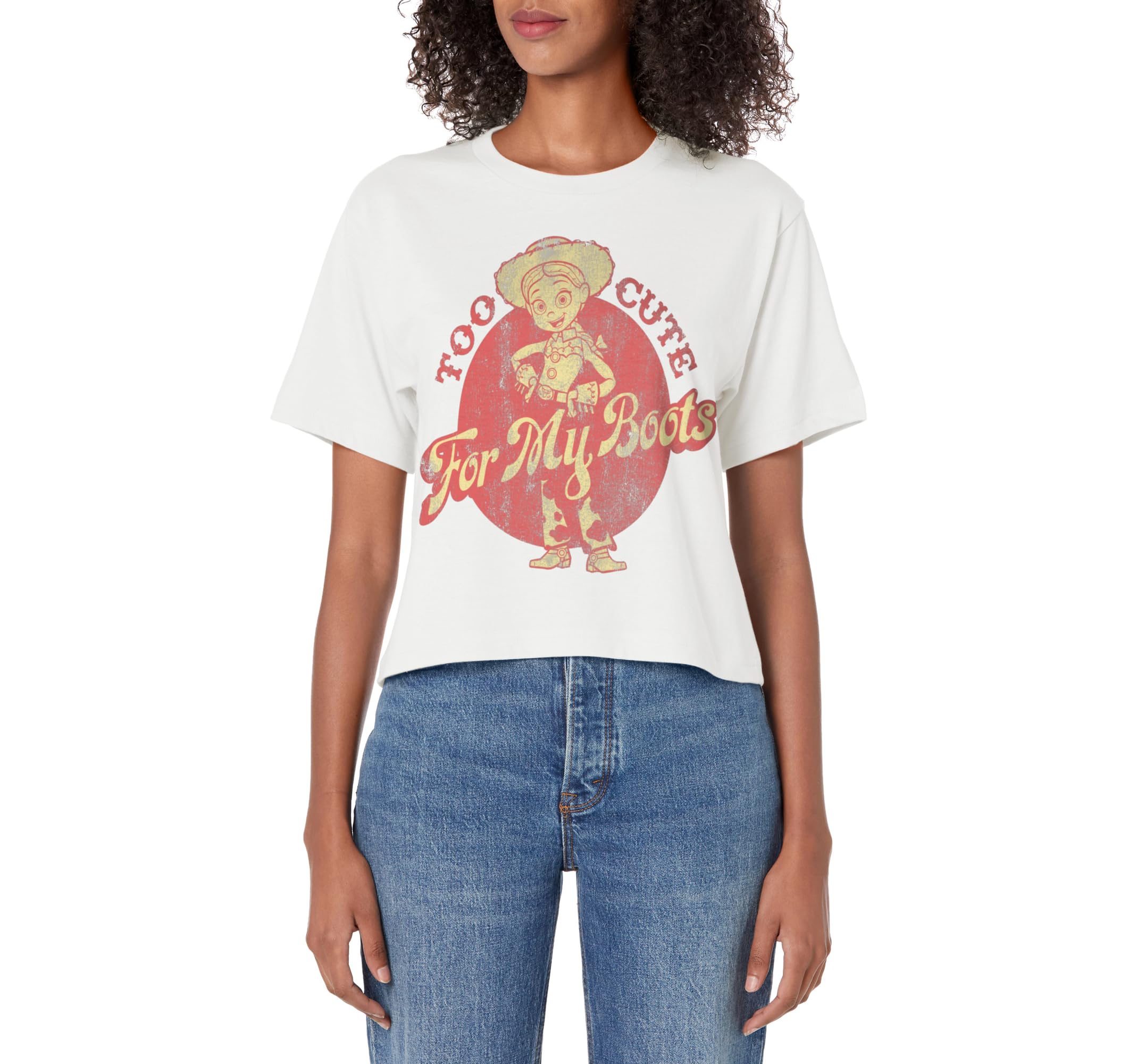 Disney Pixar Toy Story 4 Jessie Too Cute Women's Crop Top at Amazon ...