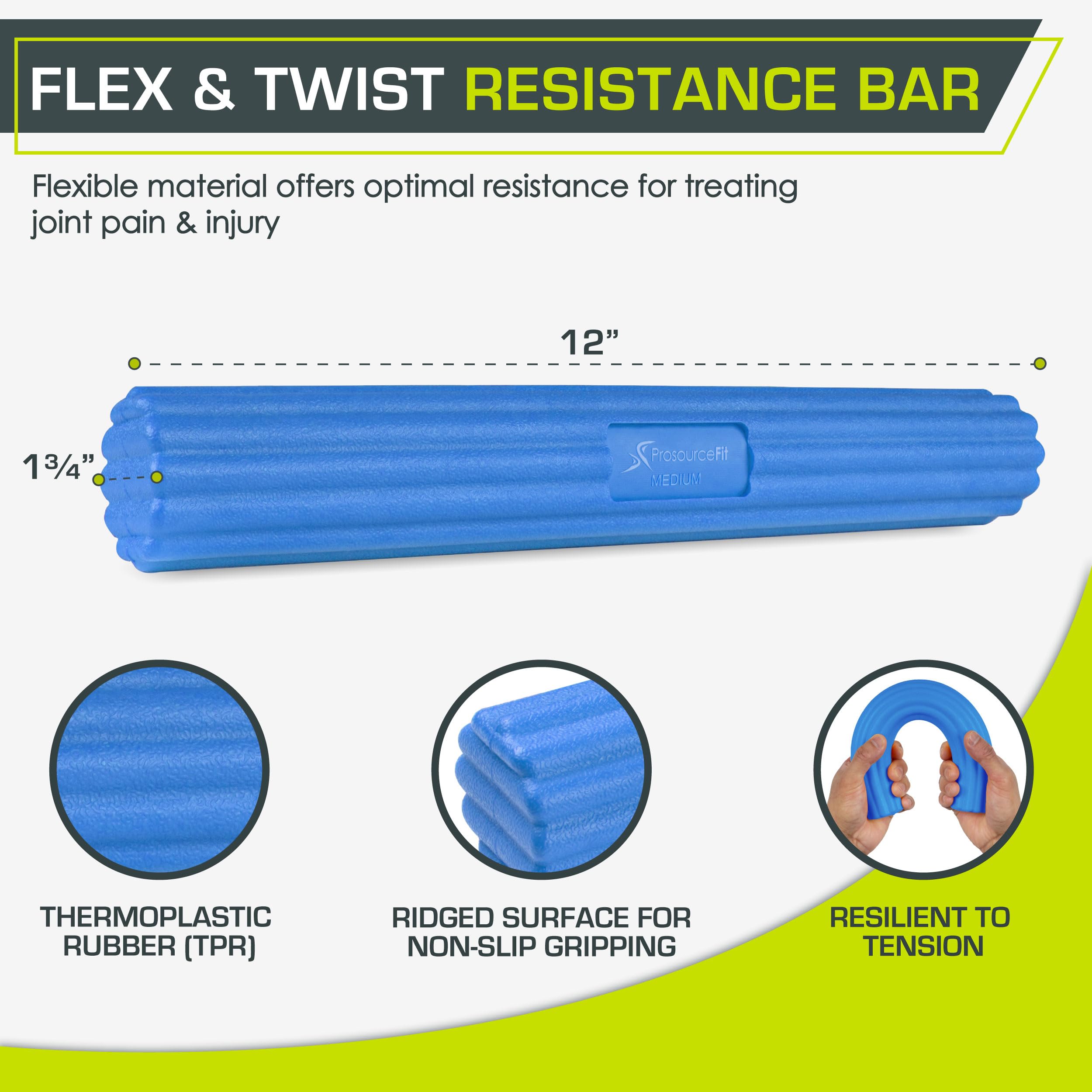 Snapklik.com : ProsourceFit Flex And Twist Bars Sets And Singles ...