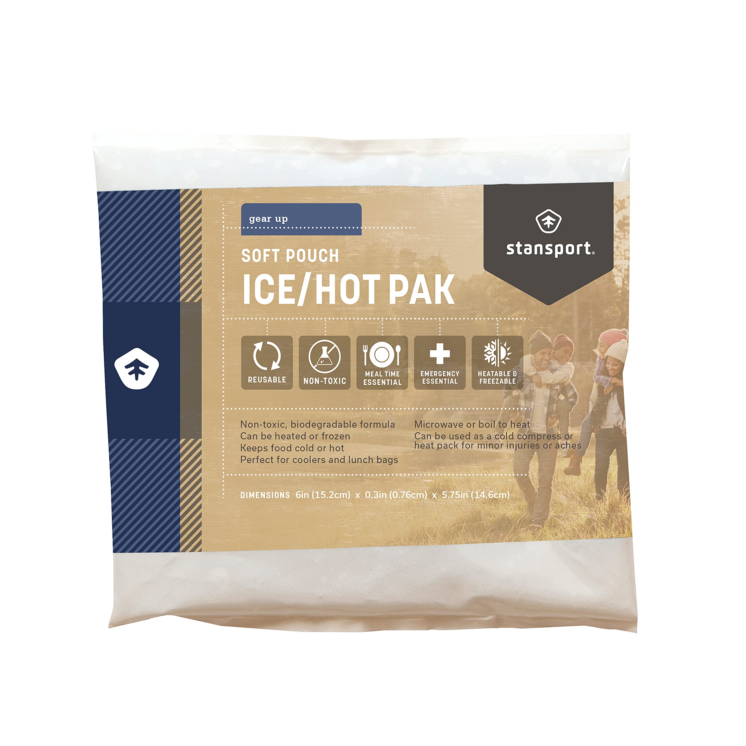 Amazon.com : Stansport Soft Pouch Ice/Hot Pak - Small, Multi : Sports ...