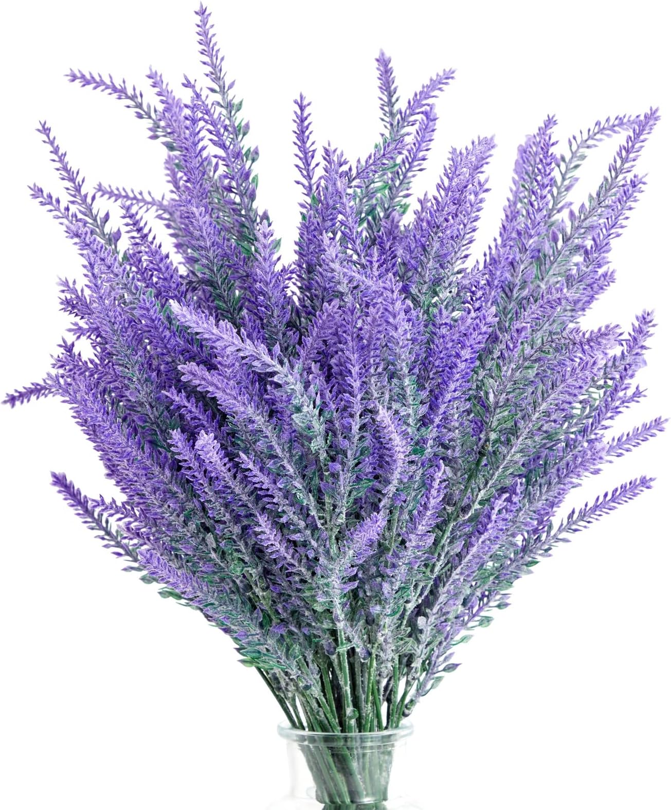 Amazon.com: 12 Bundles Artificial Lavender Flowers for Bouquets, Fake ...