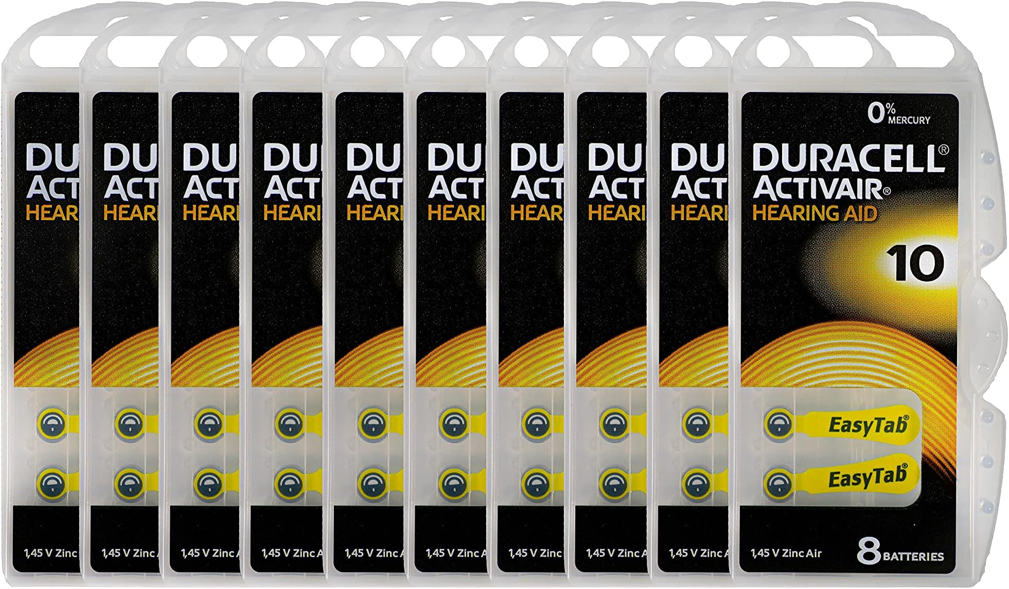 Amazon.com: Duracell Activair Hearing Aid Batteries Size 312 (80 ...