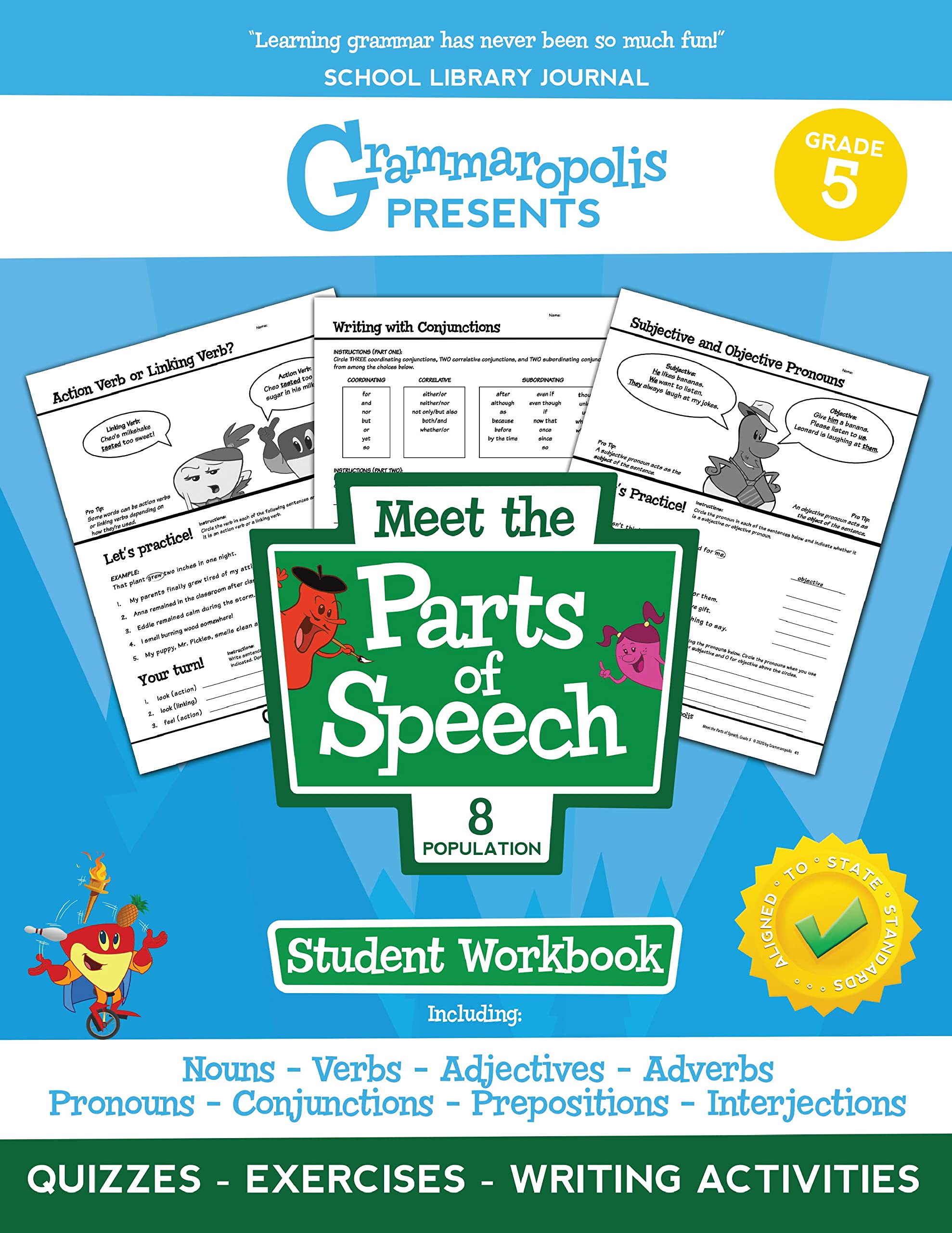 The Parts of Speech Workbook, Grade 5 (Grammaropolis Grammar Workbooks ...