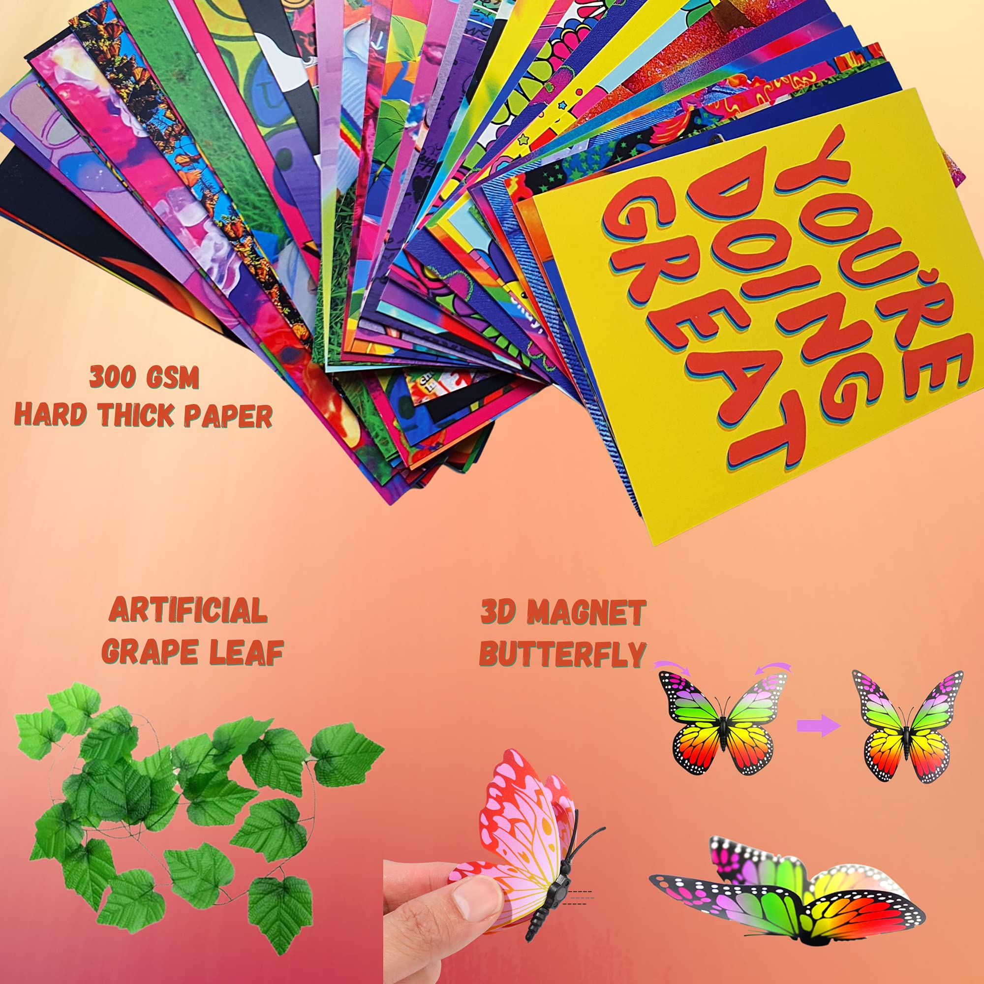 Indie Decor Wall Collage Kit Aesthetic Pictures, Indie Posters For ...