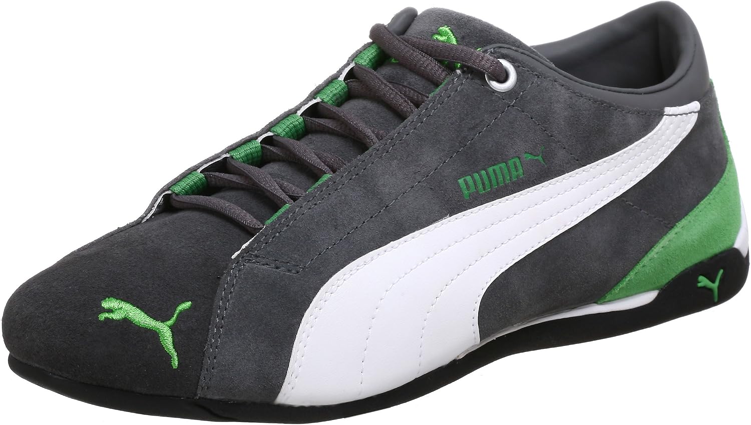 Amazon.com | PUMA Men's Repli Cat II US Sneaker,Steel/Green/White,8.5 M ...