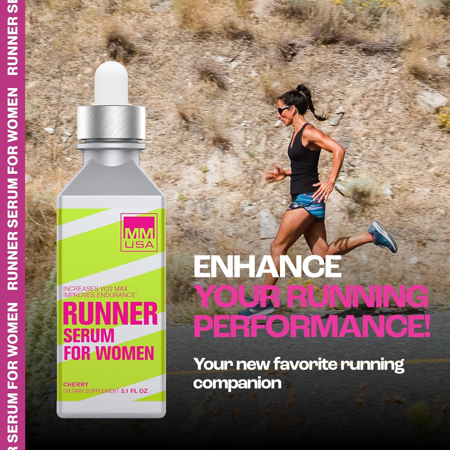 MMUSA Correr resistencia para mujeres antes del entrenamiento creatina ...