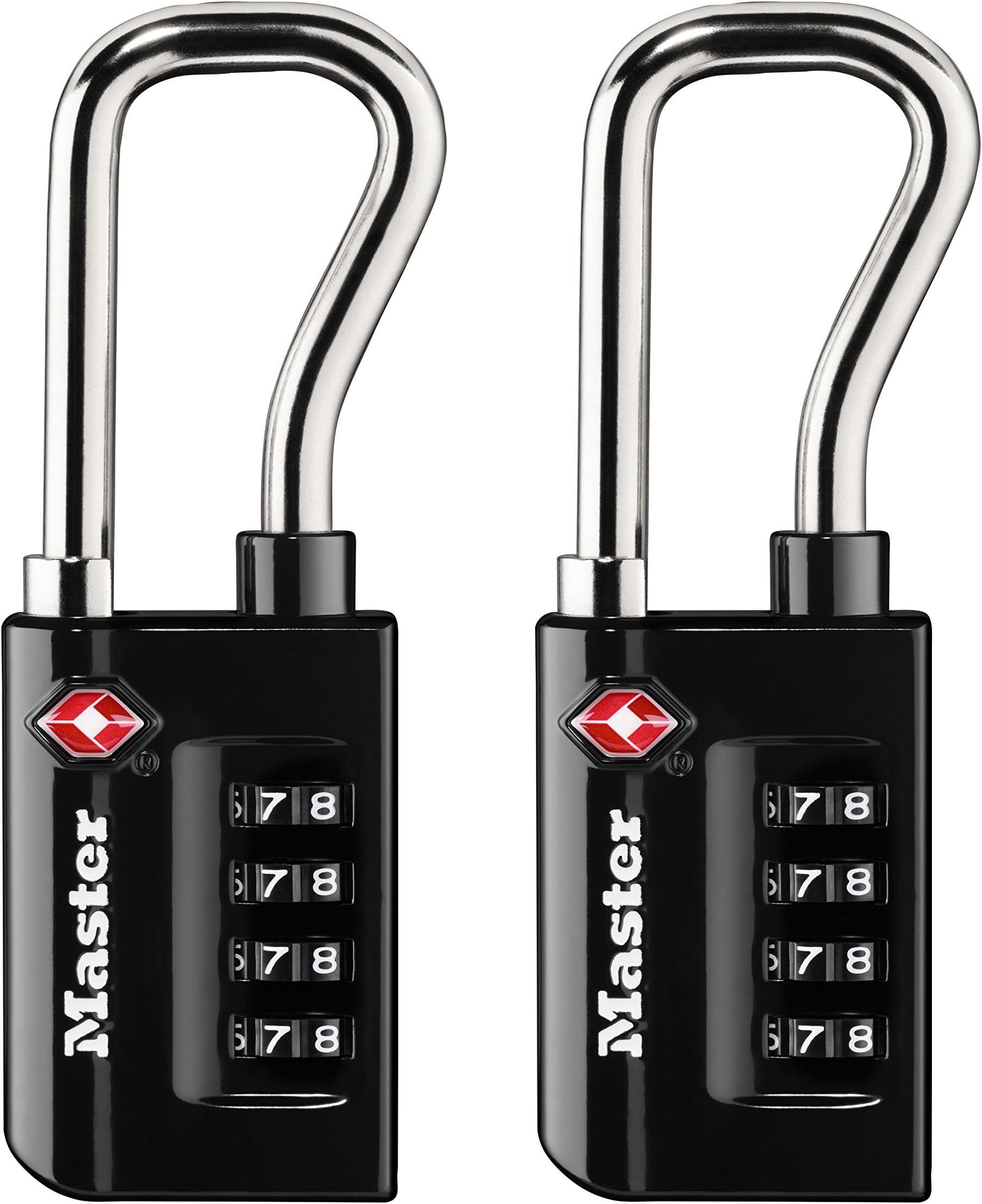 Hornady TSA Approved Cable PadLocks 2pk, 96022 - All Metal 4 Digit ...