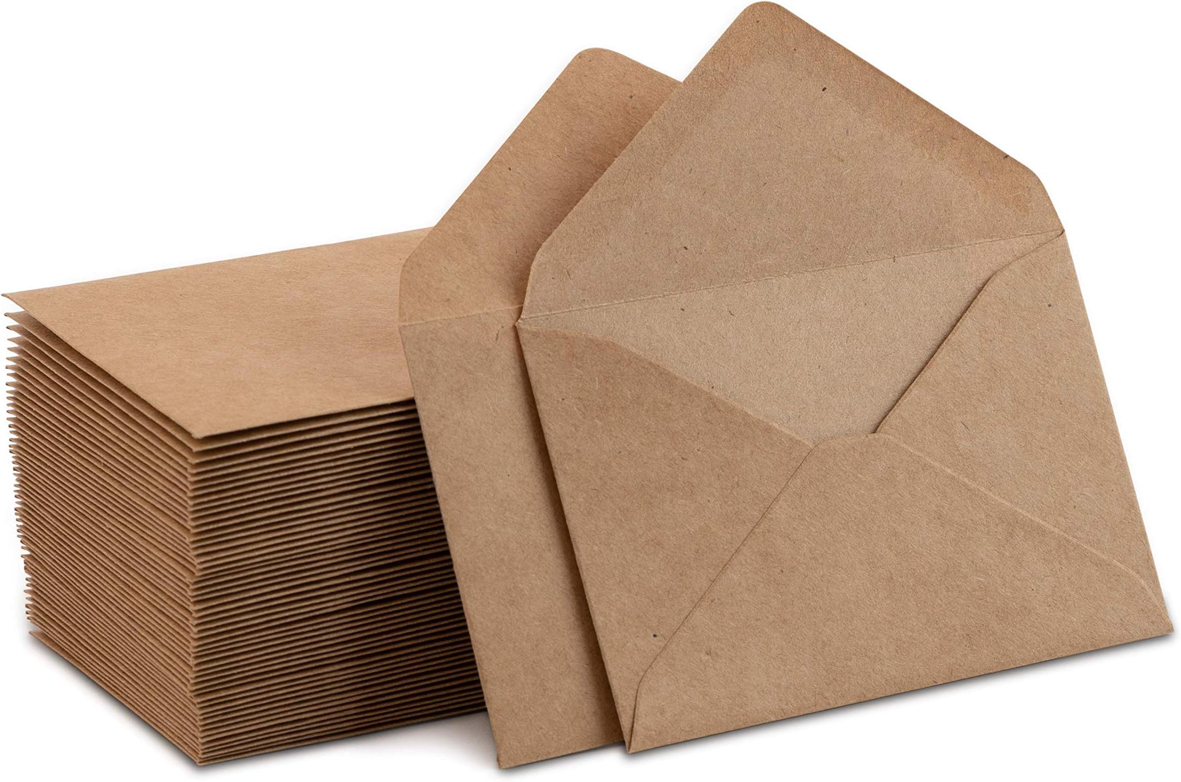 Kraft Mini Envelopes Brown Kraft Envelopes for Gift Cards and Business ...