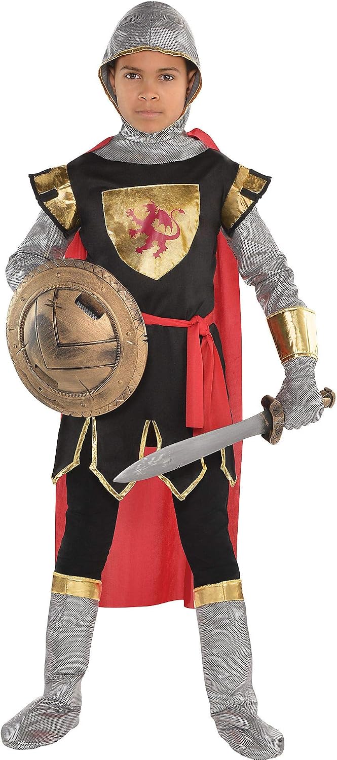 Amazon.com: amscan Brave Crusader Halloween Costume for Boys, Large ...